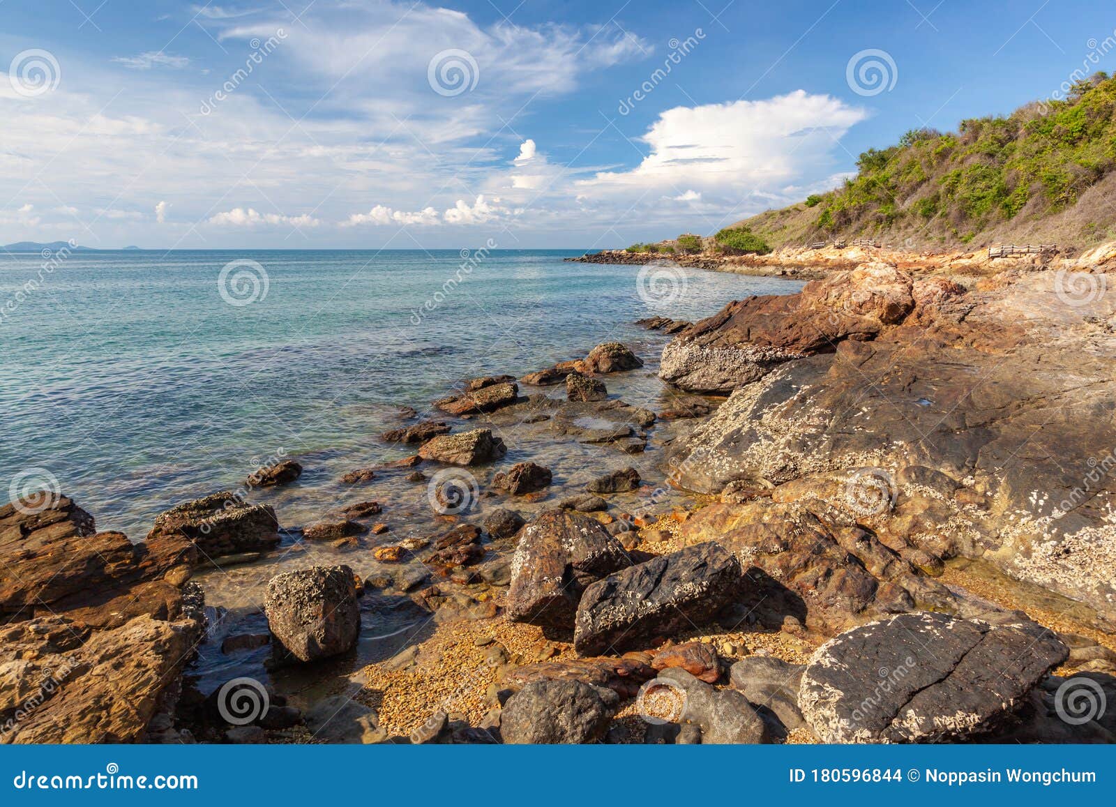 Rayong Thailand Sea Rock Landscape Stock Photo - Image of outdoor ...
