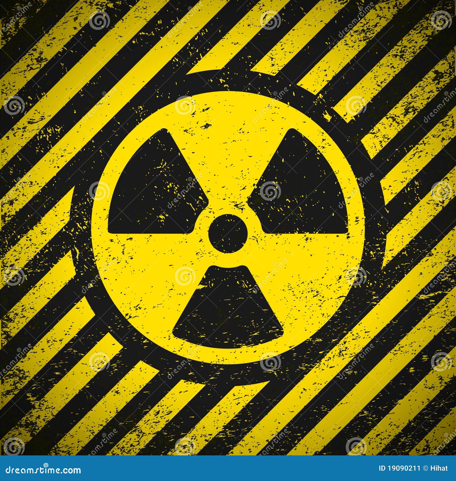 Rayonnement de signe. illustration de vecteur. Illustration du image ...