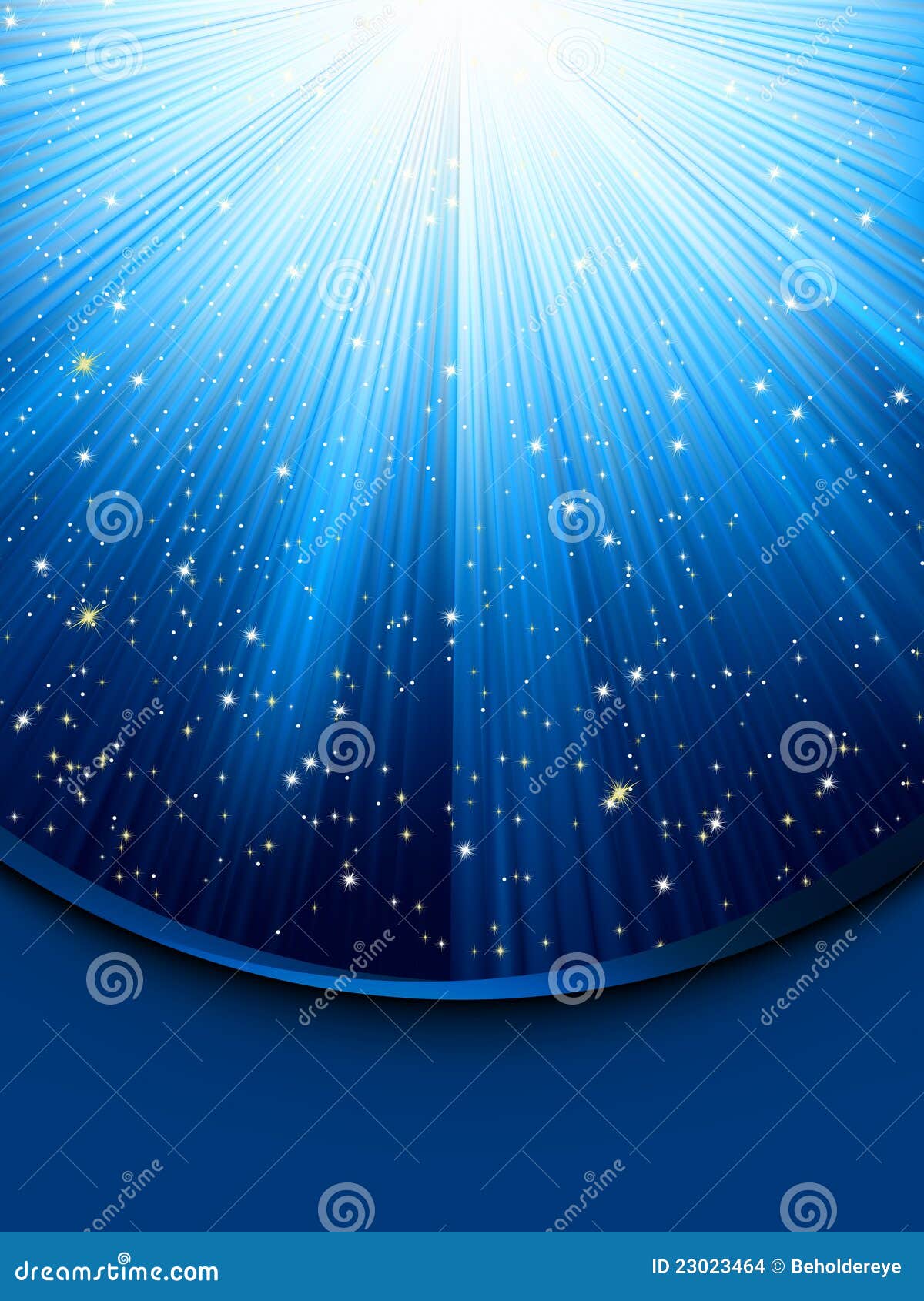 Rayons Lumineux Bleus. ENV 8 Illustration de Vecteur - Illustration du ...