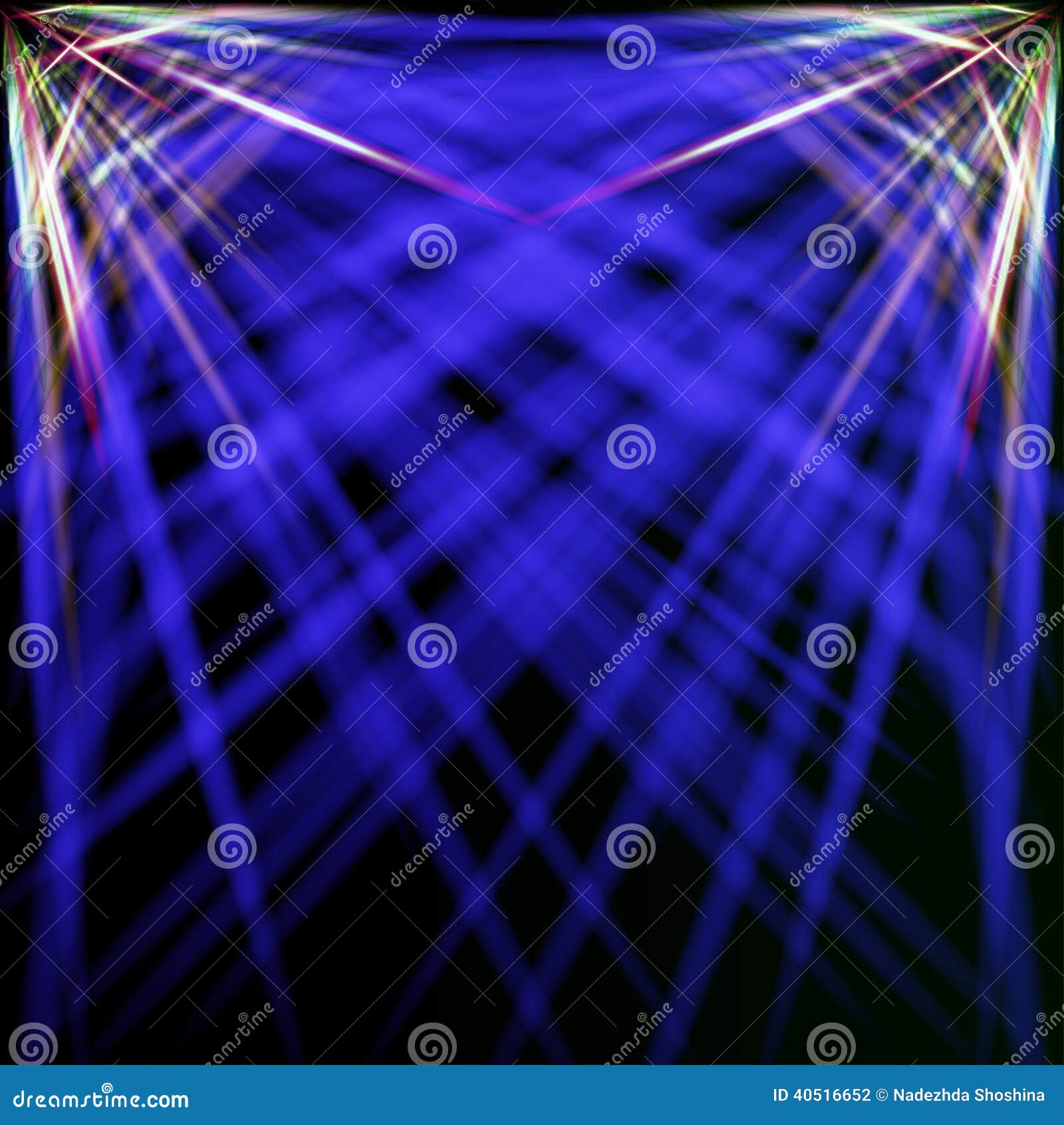 Rayos espectrales y azules ilustración del vector. Ilustración de ...