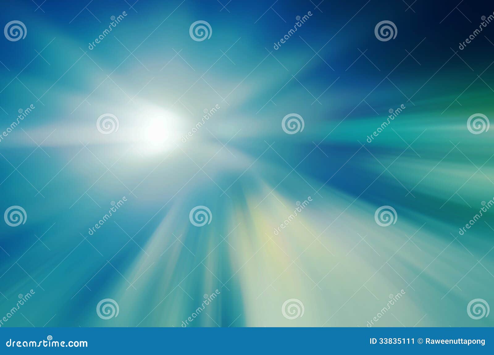 Rayos luminosos azules stock de ilustración. Ilustración de brillante ...