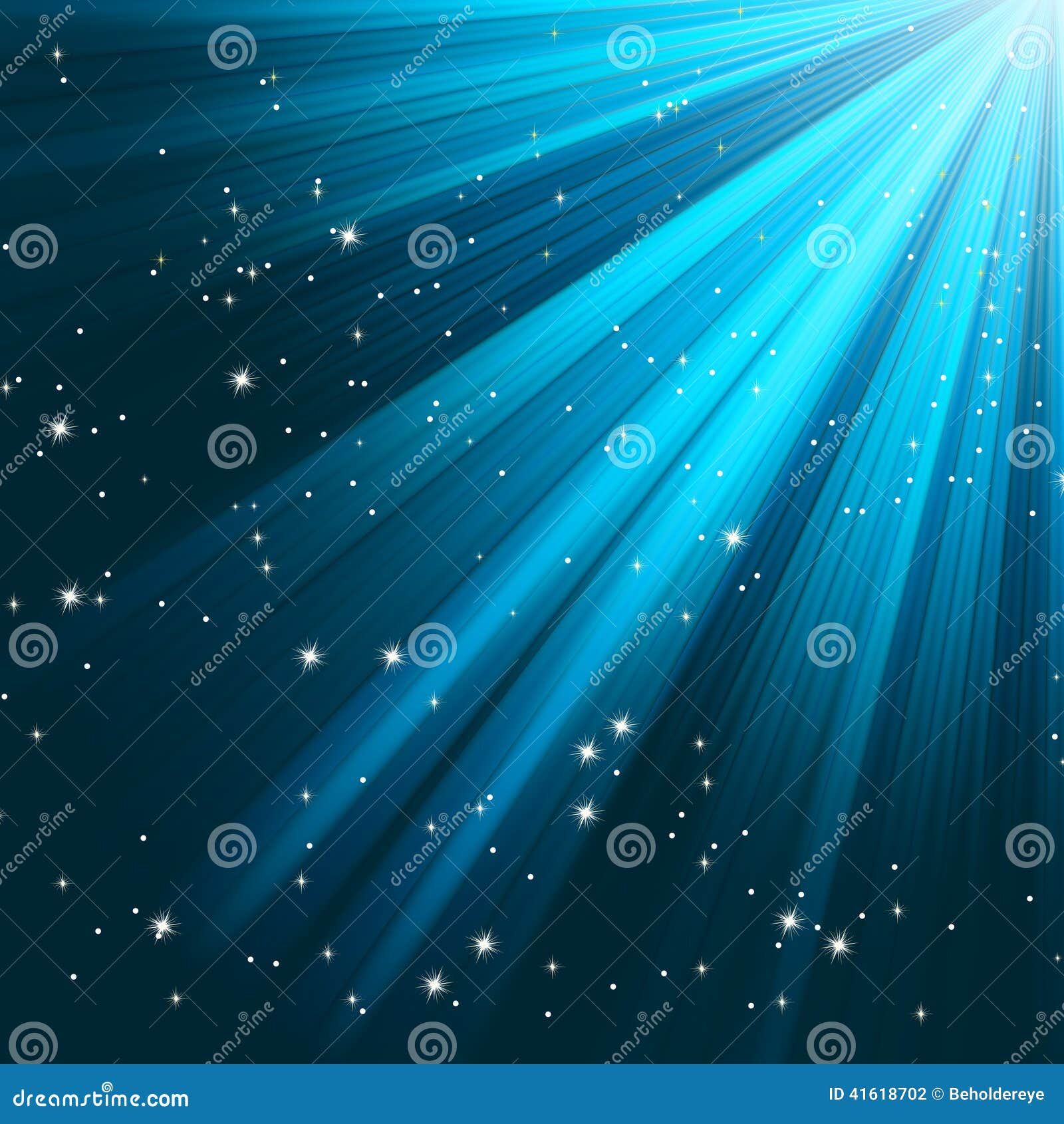 Rayos Luminosos Azules EPS 8 Ilustración del Vector - Ilustración de ...