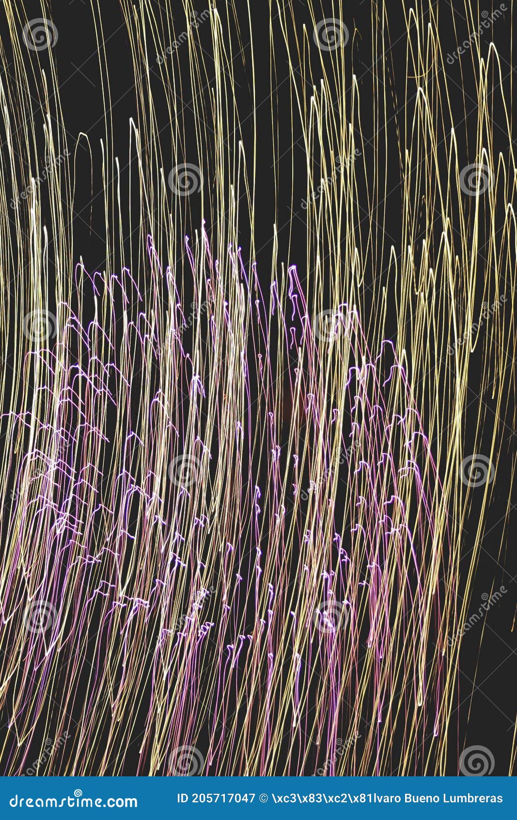 Rays of Abstract Lights on a Black Background Stock Image - Image of ...