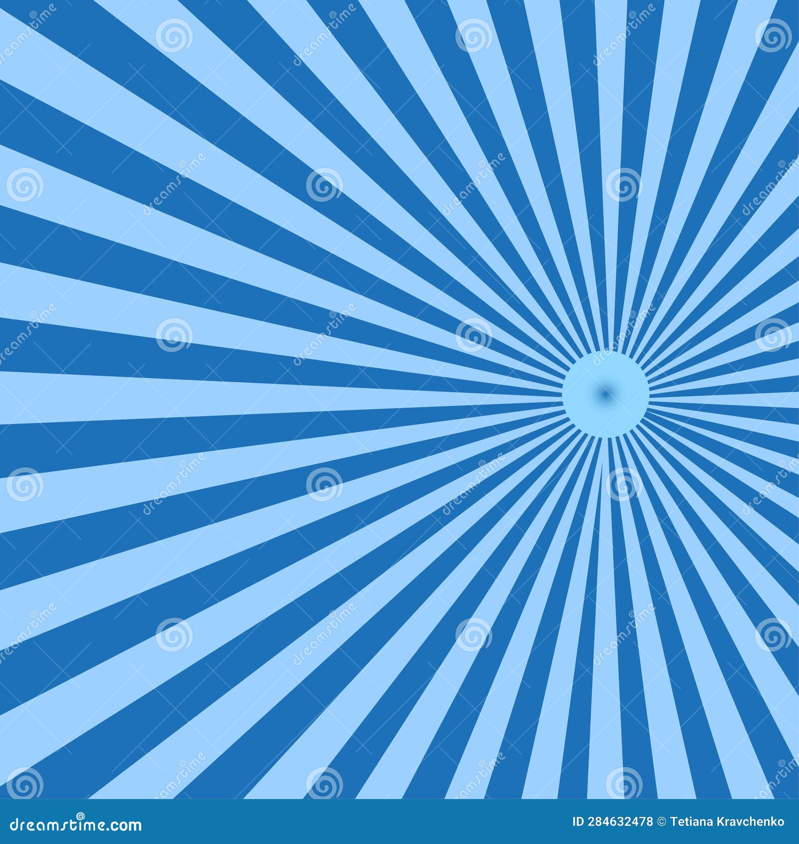 Rays Background Blue. Vector Illustration. Stock Image Stock Vector ...