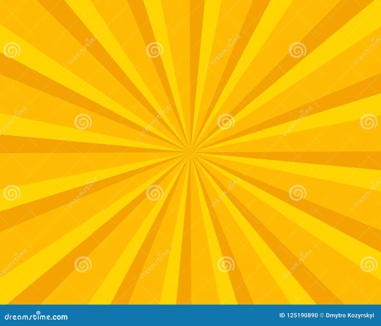 Rays Background. Illustration for Your Bright Beams Design. Sun Ray ...