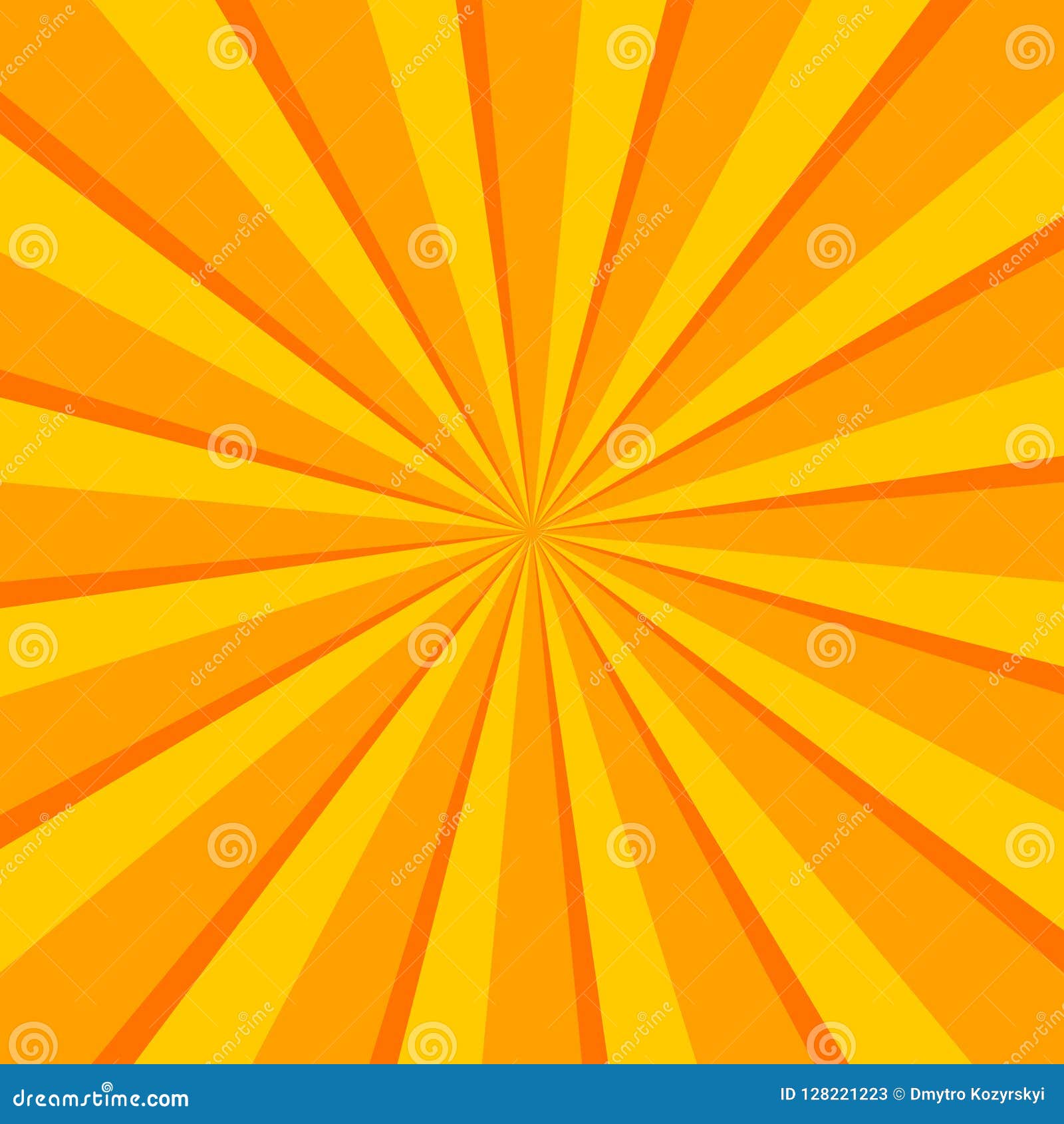 Rays Background. Illustration for Your Bright Beams Design. Sun Ray ...