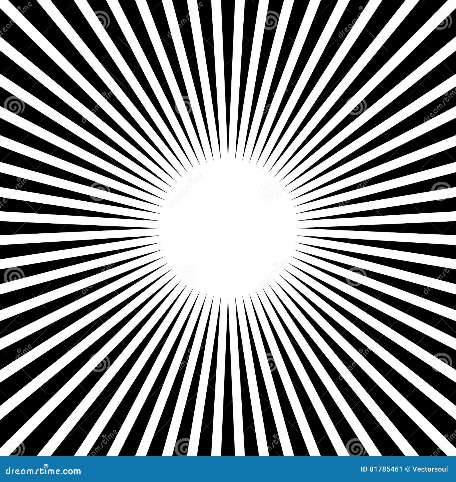 Rays, Beams, Starburst Sunburst Pattern. Converging Lines Abst Stock ...