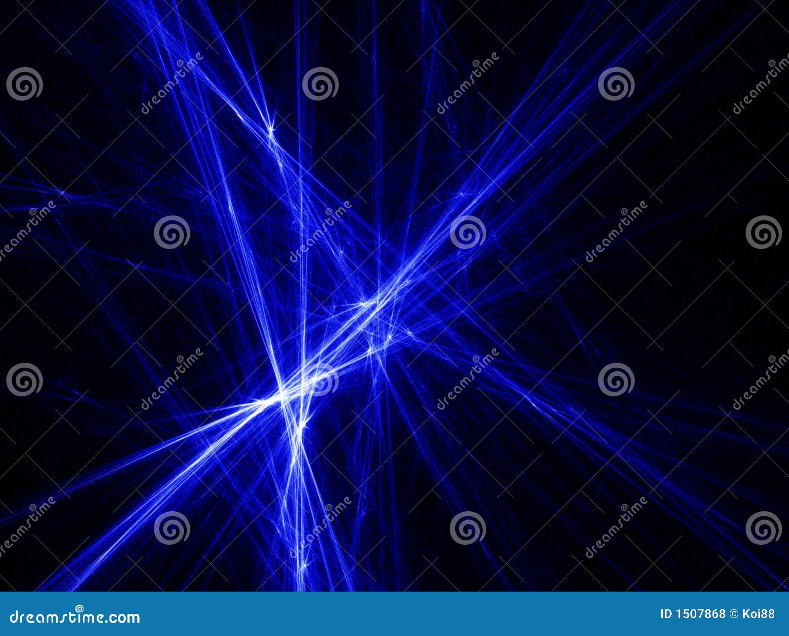 Rays of blue light stock illustration. Illustration of artificial - 1507868