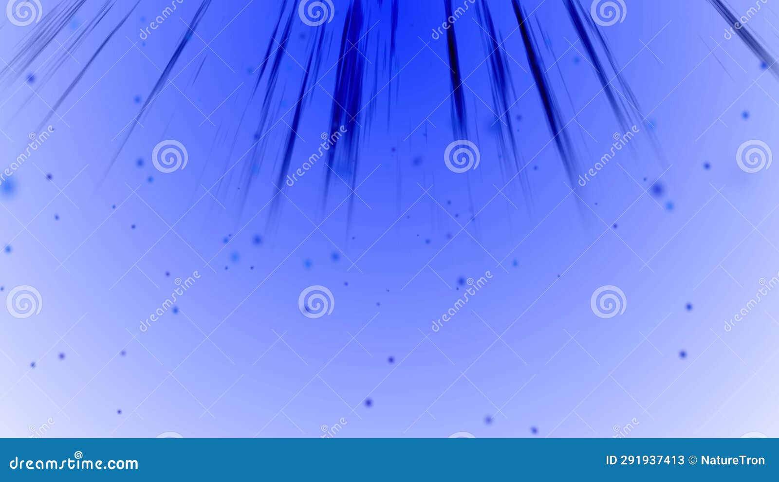 Rays of Blue Light, Flying Dust Particles, Blue Background ...