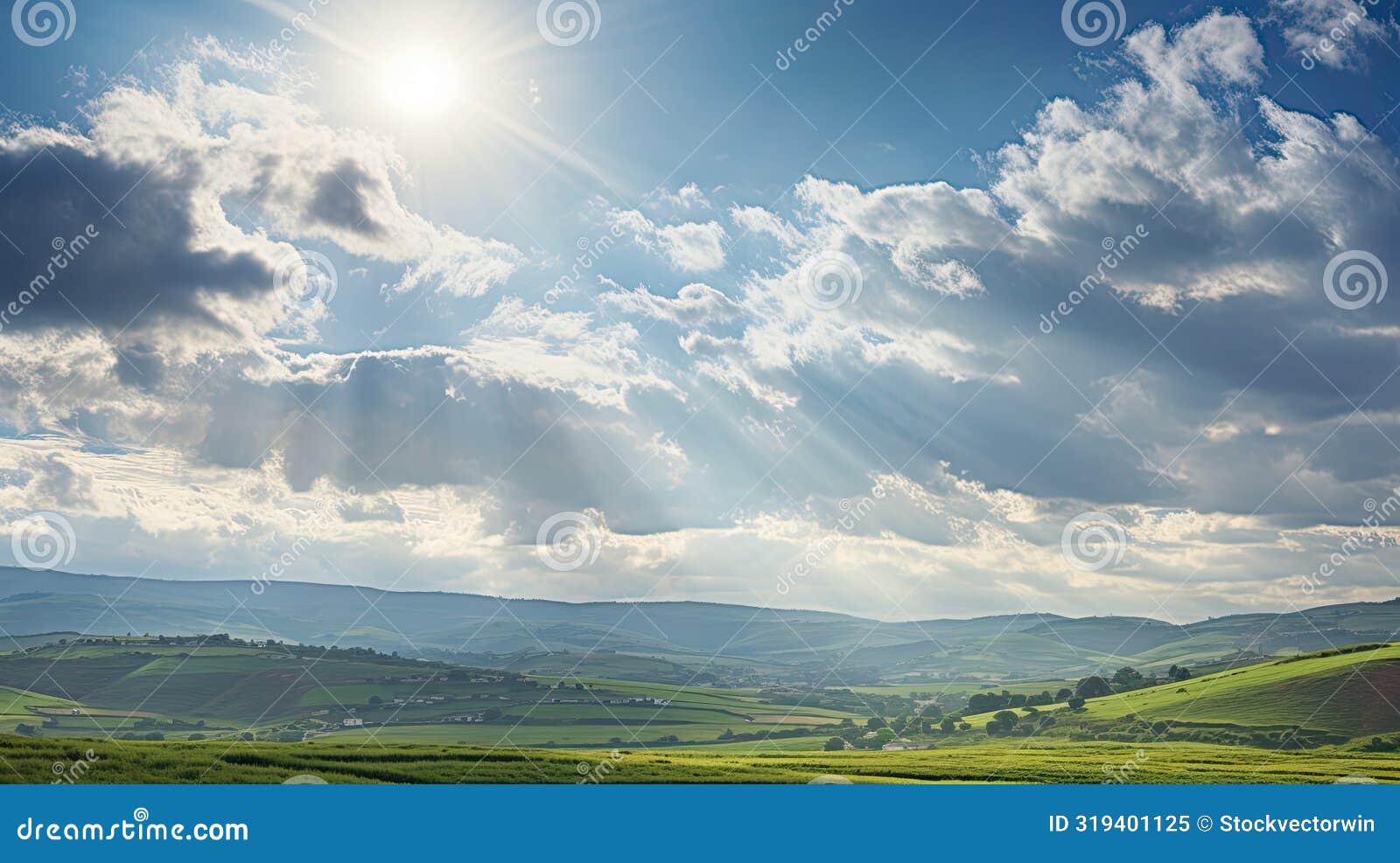 Rays cloud and sun stock illustration. Illustration of shining - 319401125