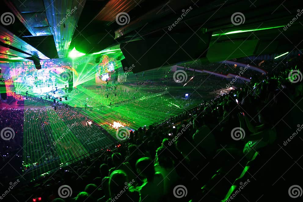 Rays on concert stock photo. Image of crowd, effects, blur - 6375884
