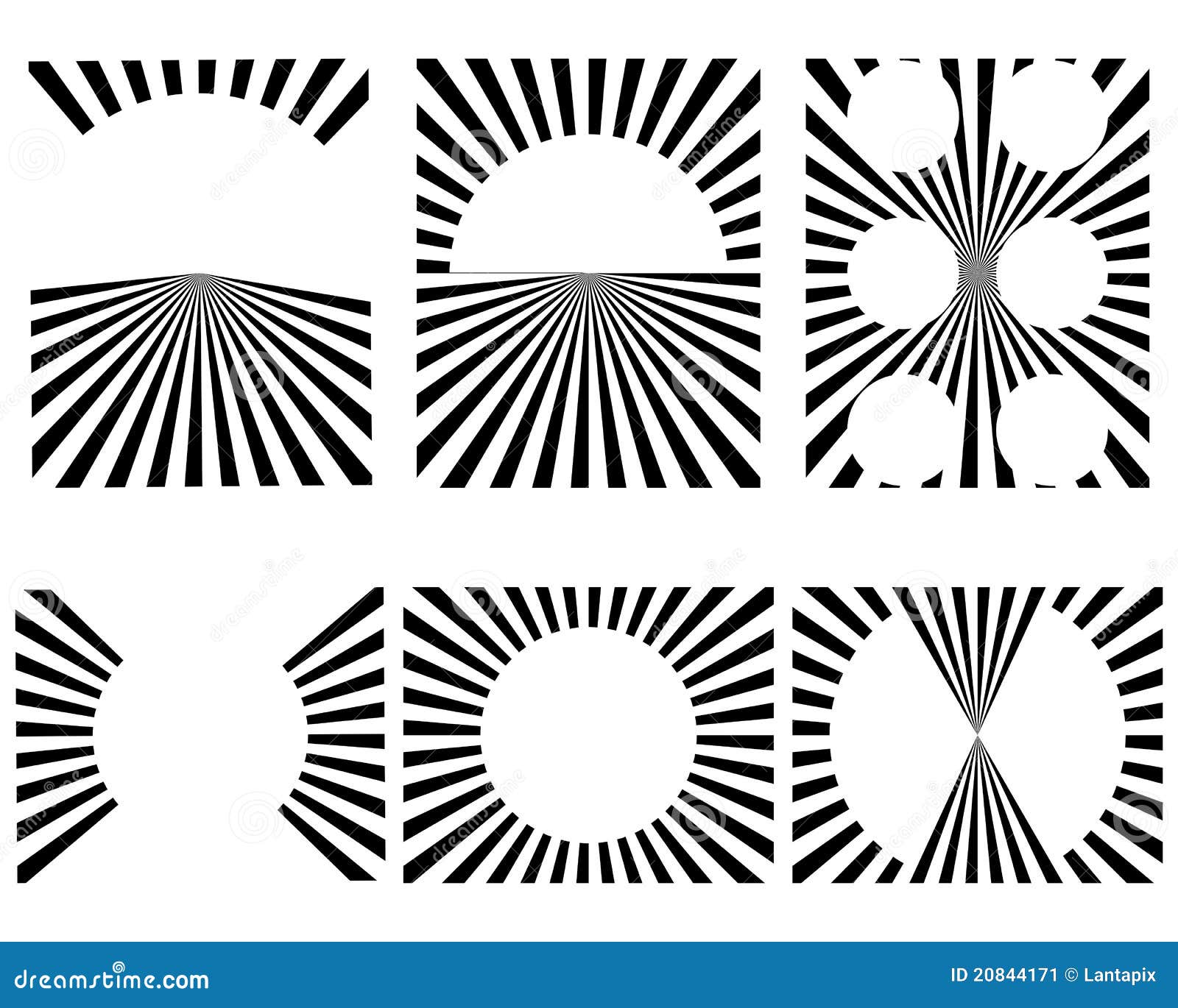 Rays Design stock vector. Illustration of symbol, ring - 20844171