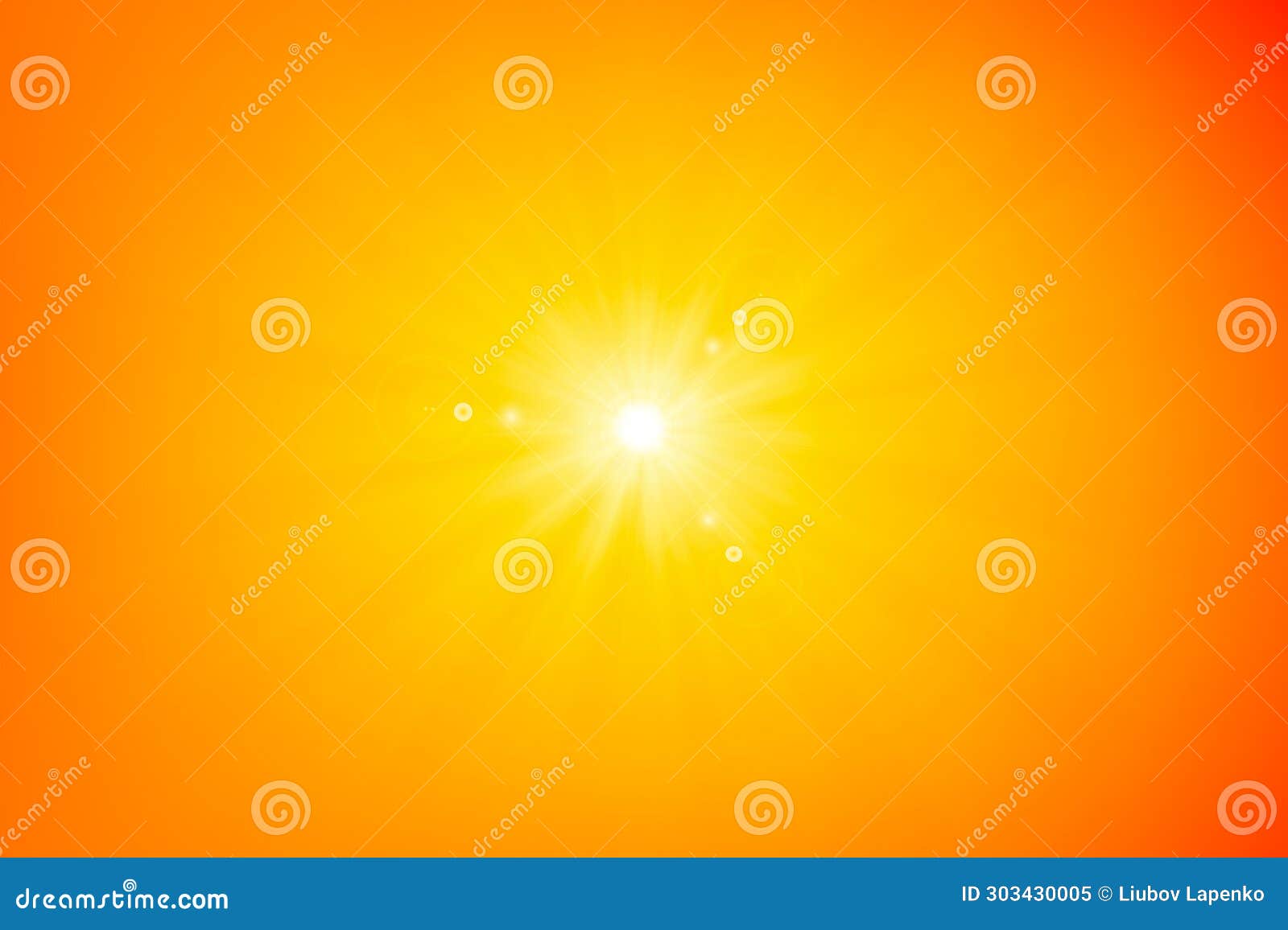Rays Diverge from the Center on a Light Orange Gradient Vector Template ...