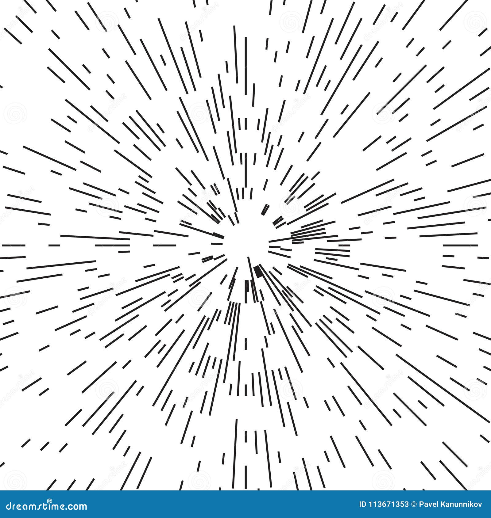 Rays Element. Abstract Circular Geometric Shape. Stock Vector ...