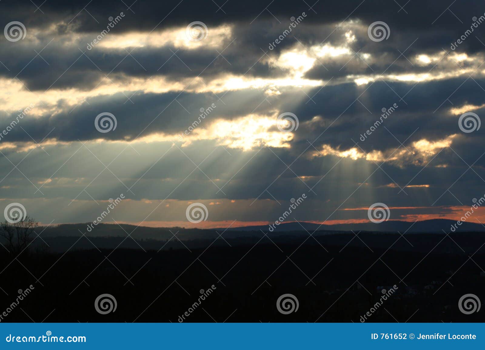 Rays of Hope stock photo. Image of sunrise, bright, rays - 761652