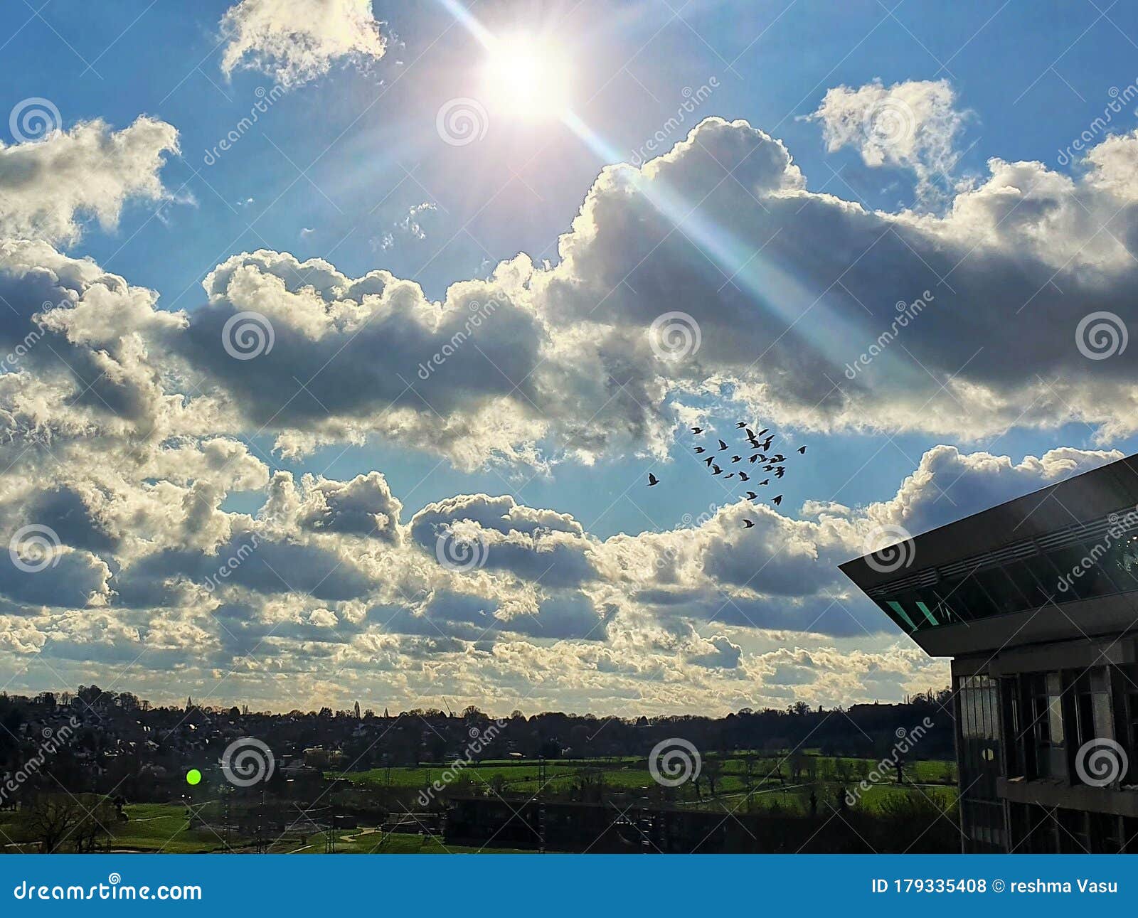 Rays of hope stock photo. Image of wind, dawn, dusk - 179335408