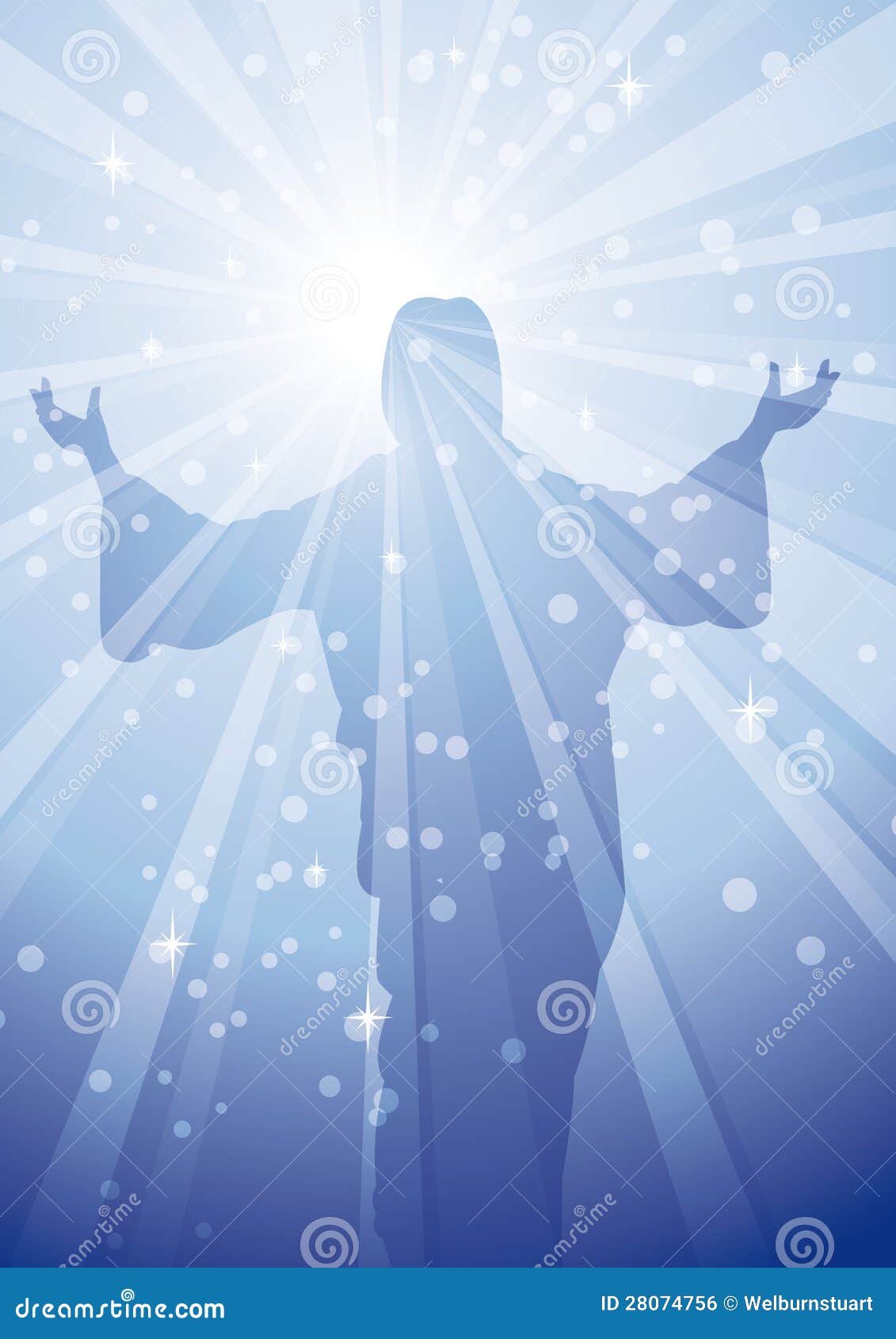 RAYS JESUS 1 stock vector. Illustration of heaven, christmas - 28074756