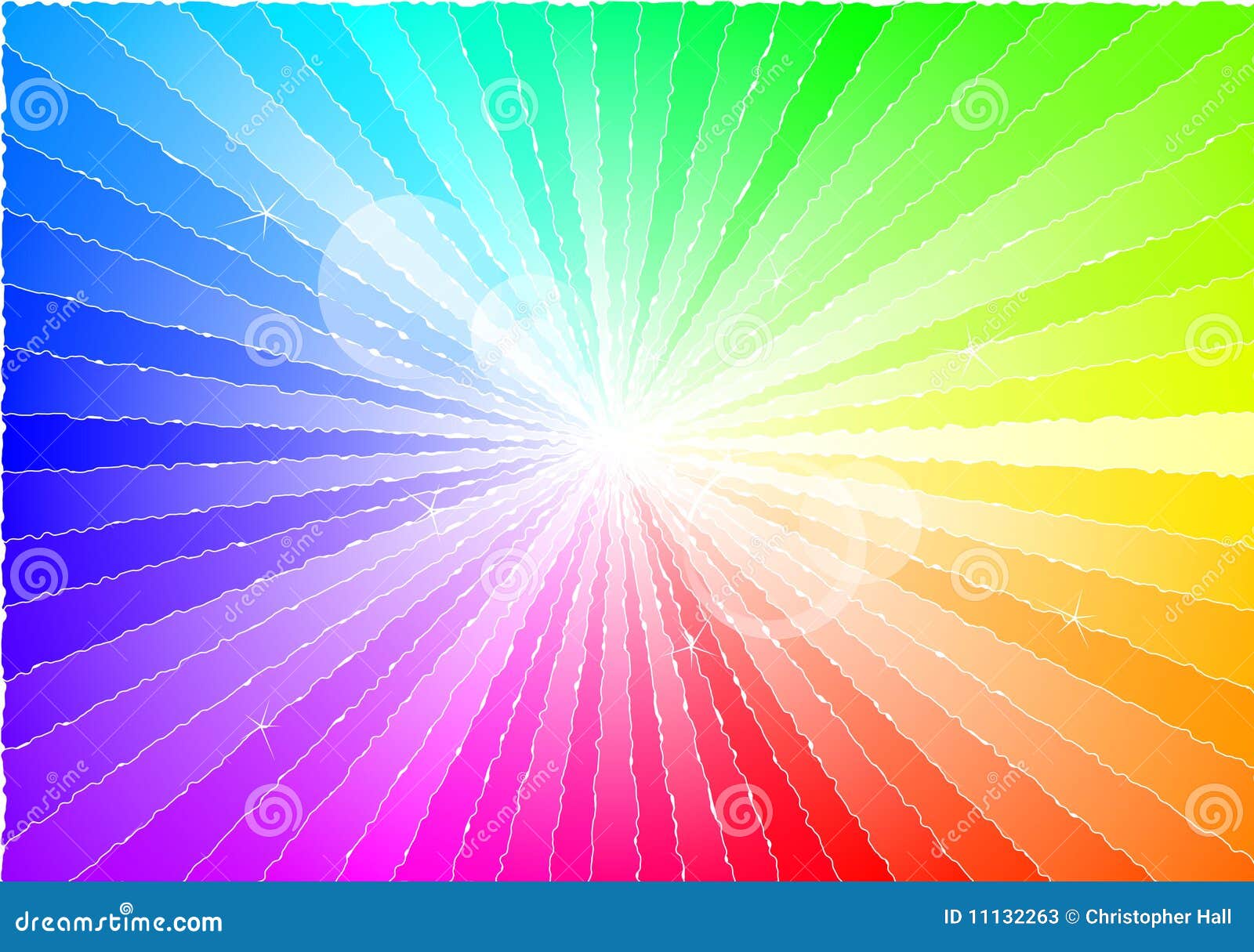 Rays of light stock vector. Illustration of path, present - 11132263