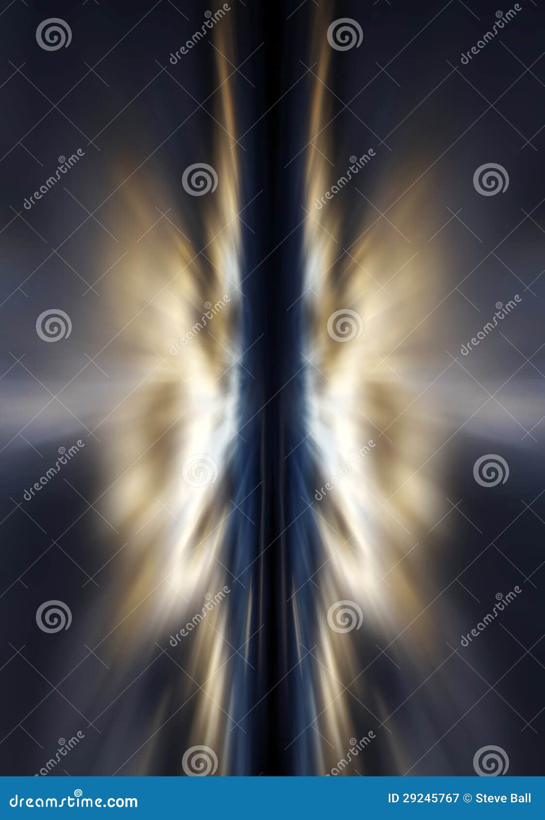 Rays of Light Against a Blue Background Stock Image - Image of light ...
