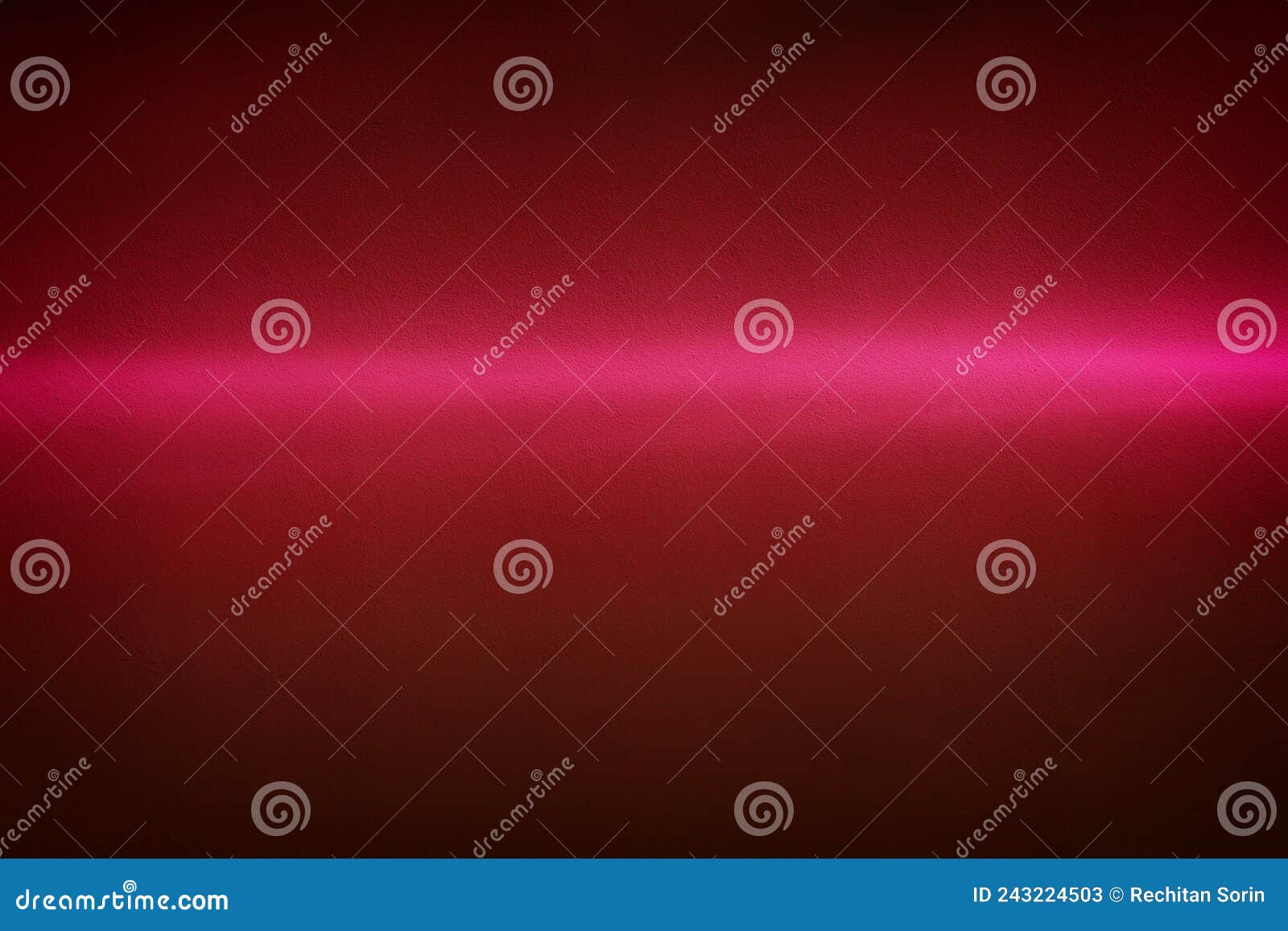 Rays of Light on a Dark Scarlet Painted Wall. Stock Image - Image of ...