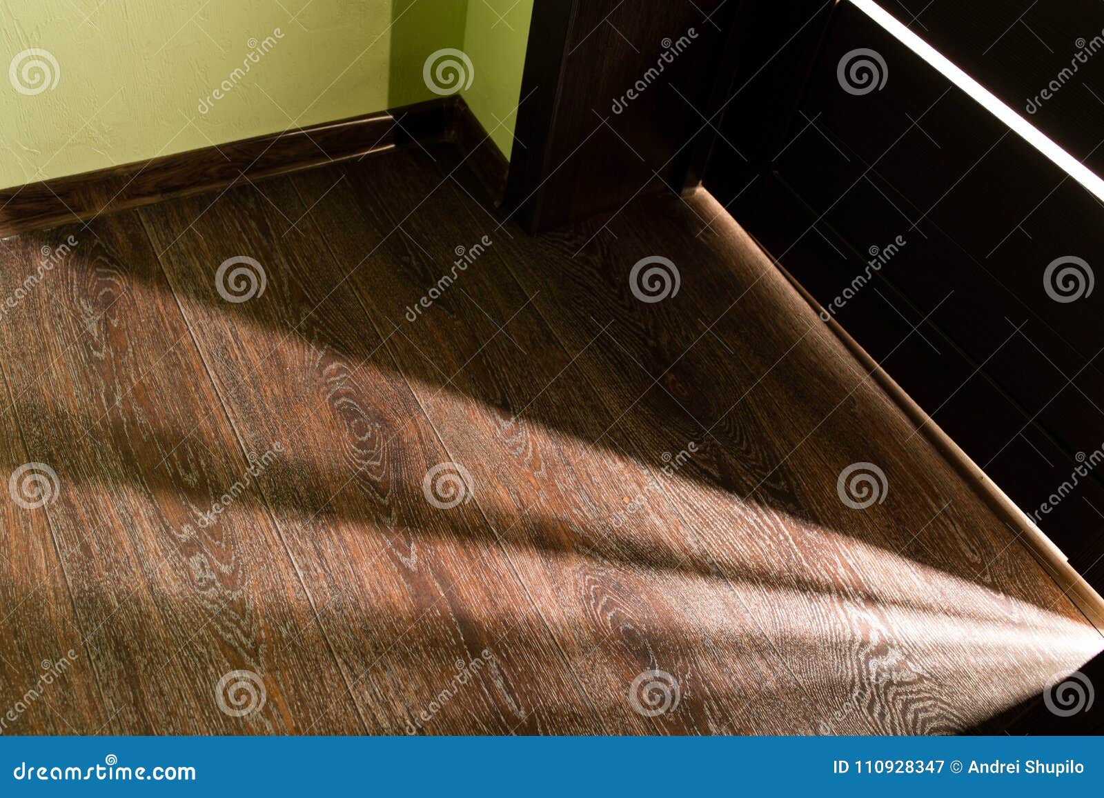 Rays of Light from the Door in a Dark Room Stock Image - Image of ...