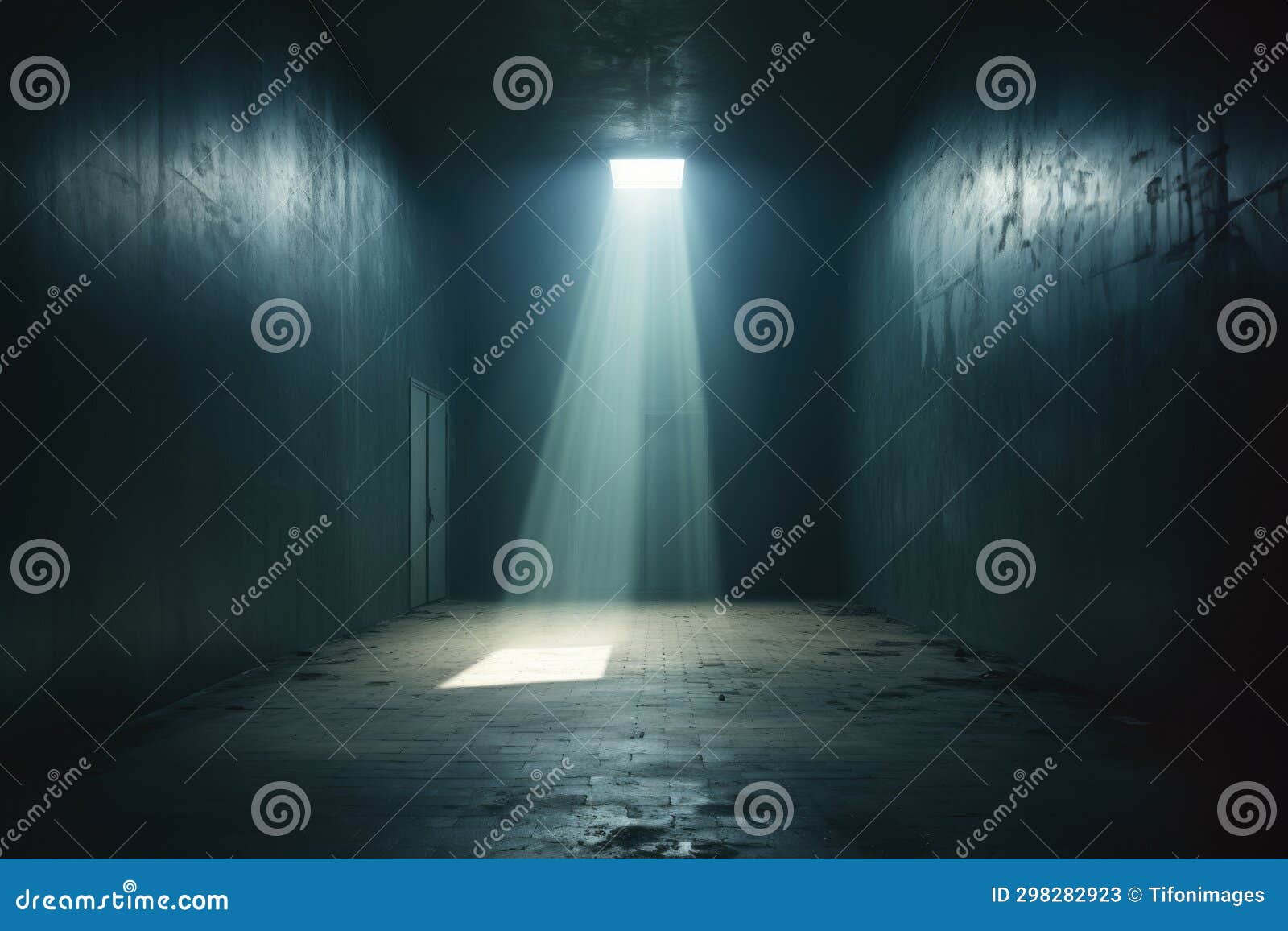 Rays of Light Entering a Dark Room Stock Illustration - Illustration of ...