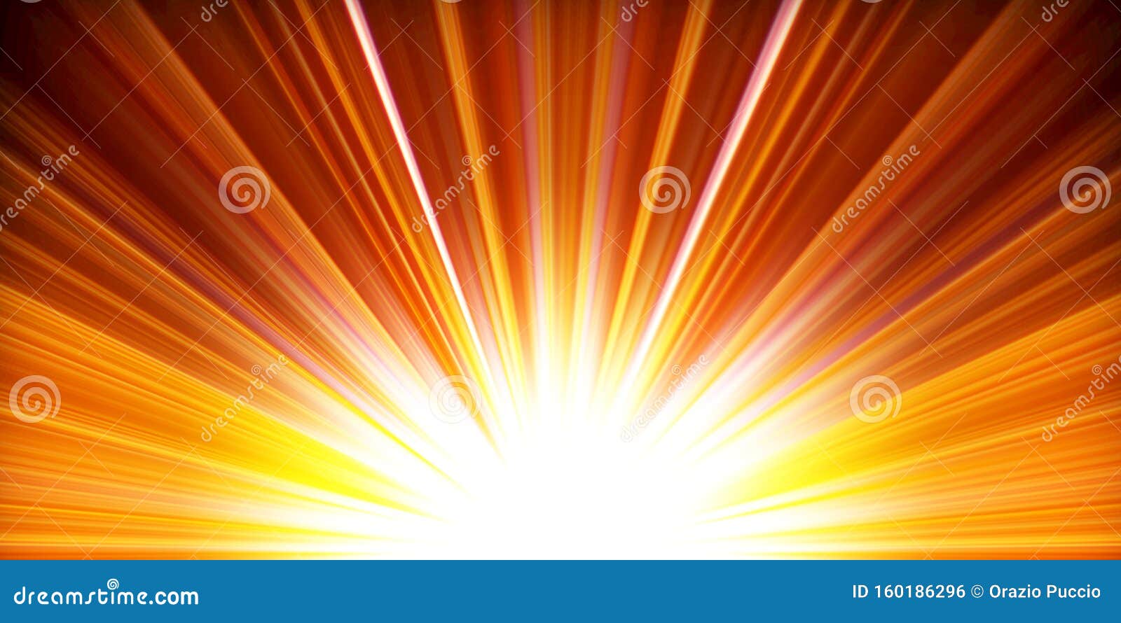 Light Rays _ Golden Yellow Rays of Light Stock Illustration ...