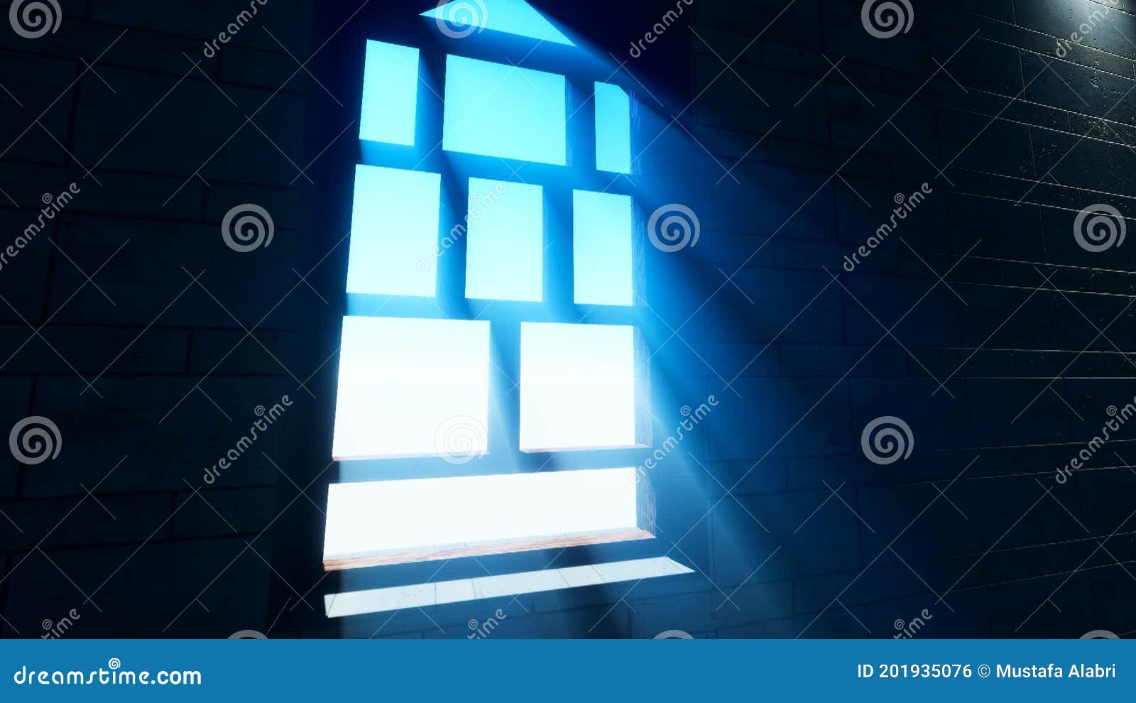 Rays Light Window Background Stock Footage - Video of space, prison ...