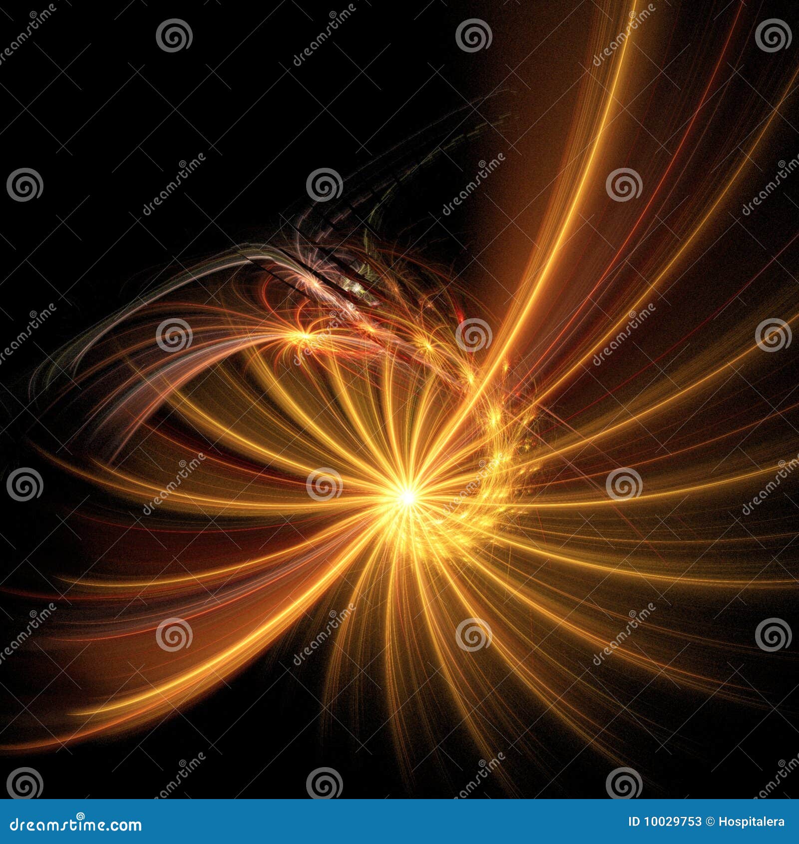 Rays spiral stock illustration. Illustration of flame - 10029753
