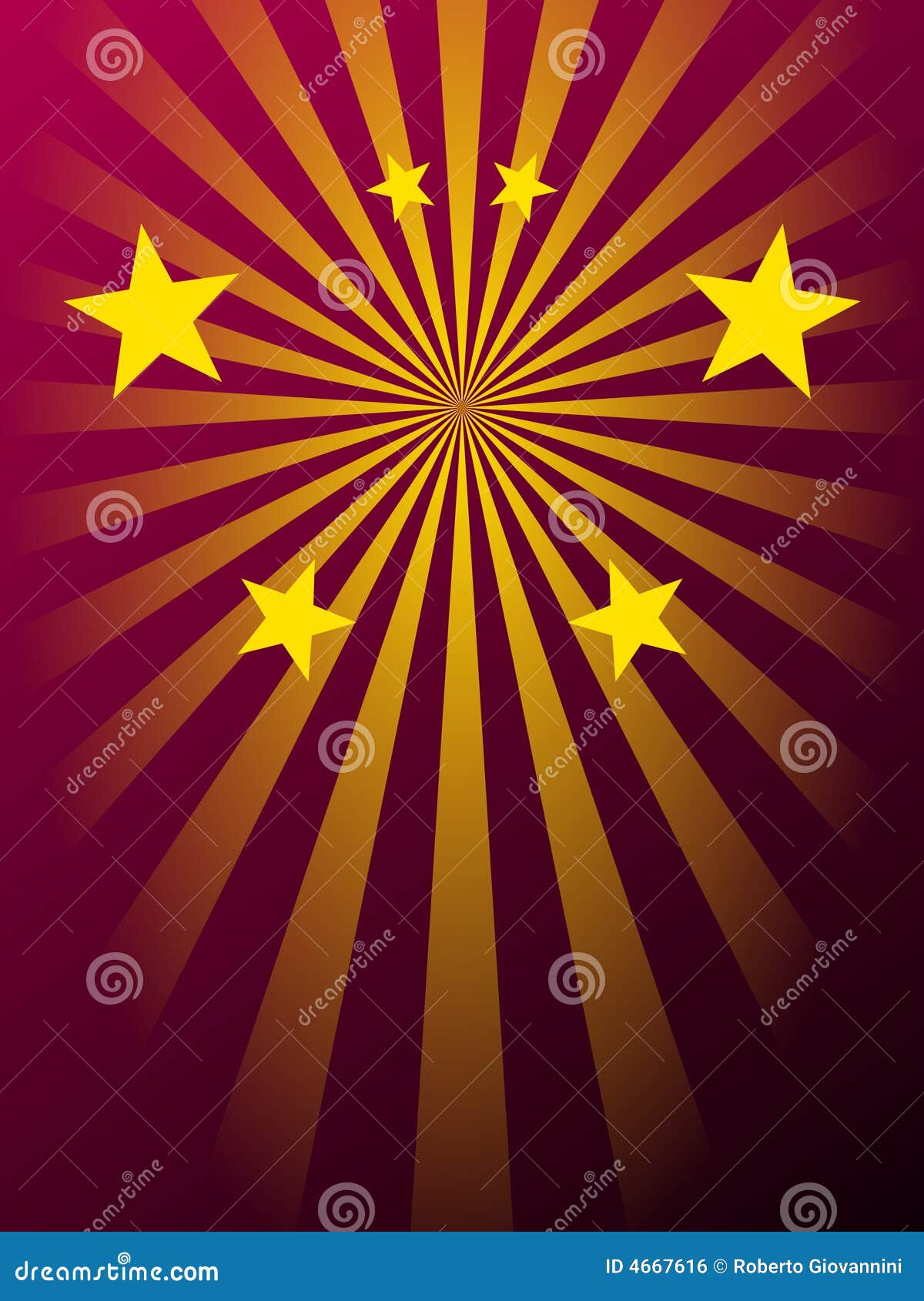 Rays & Stars stock illustration. Illustration of decorate - 4667616