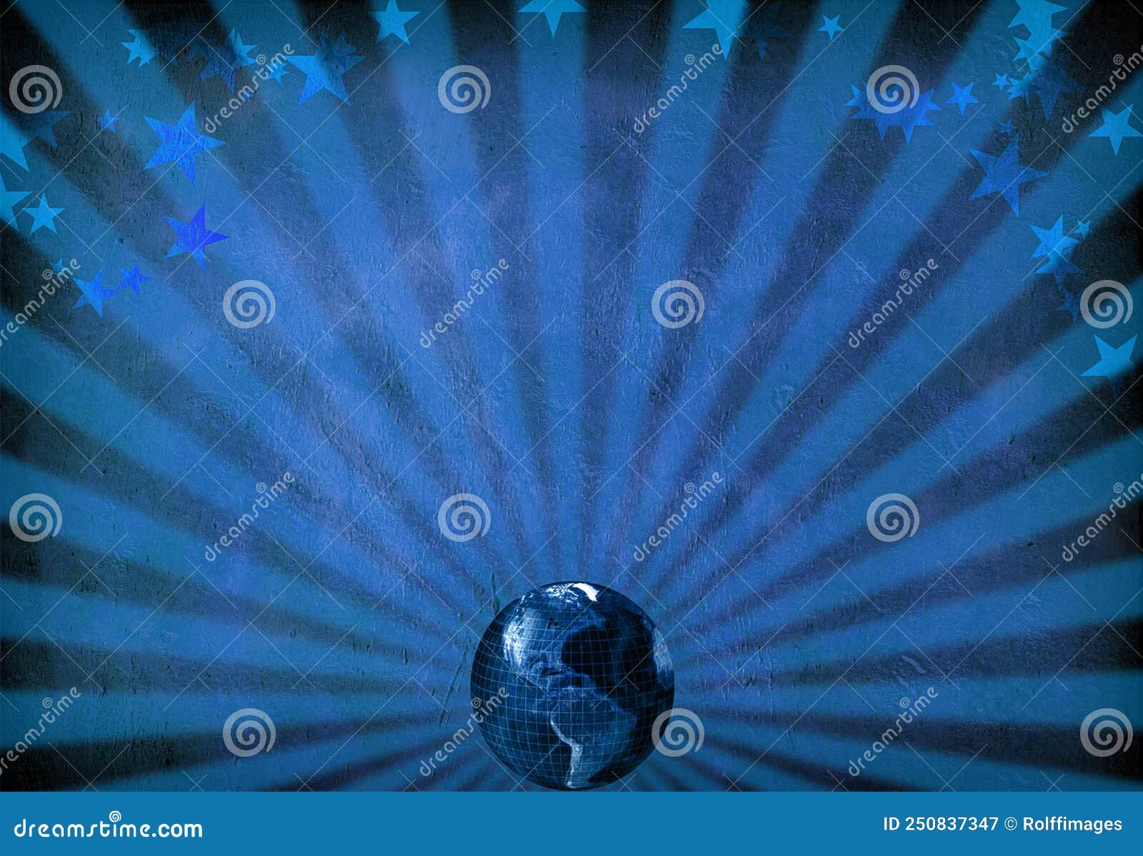 Rays and stars background stock illustration. Illustration of element ...