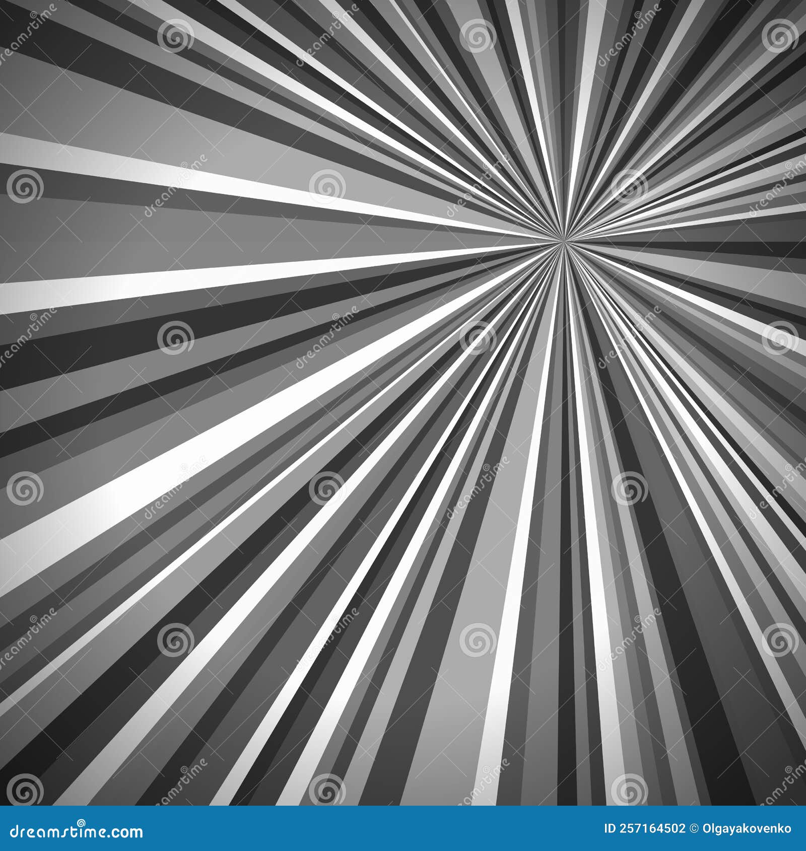 Rays Striped Pattern with Black and White Light Burst Stripes. Abstract ...