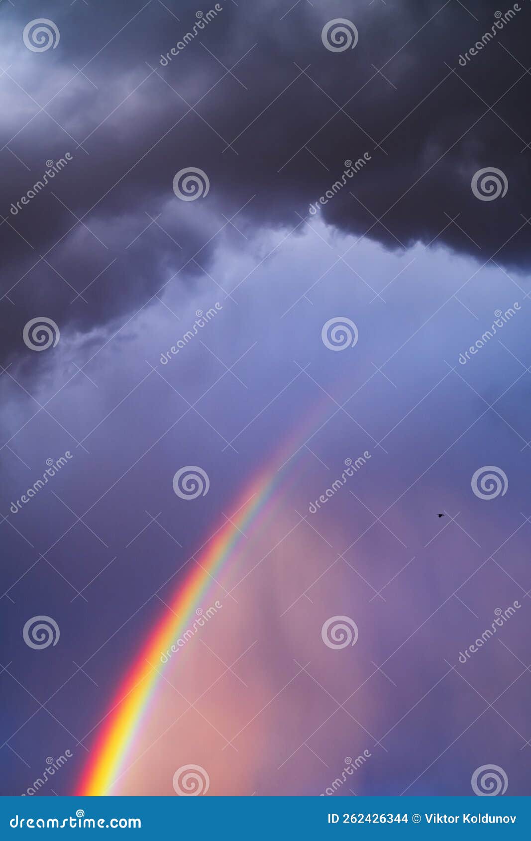 Rays of the Sun Breaking through the Stormy Sky, Forming a Marvelous ...