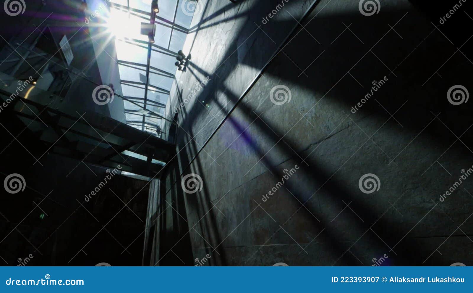 Rays of the Sun Enter the Room. Drawing of Light and Shadow Stock Video ...