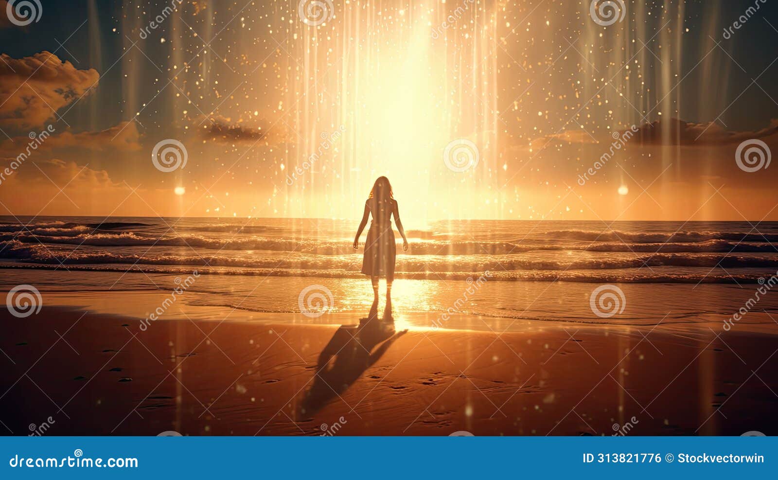 Rays sun with flare stock illustration. Illustration of backdrop ...