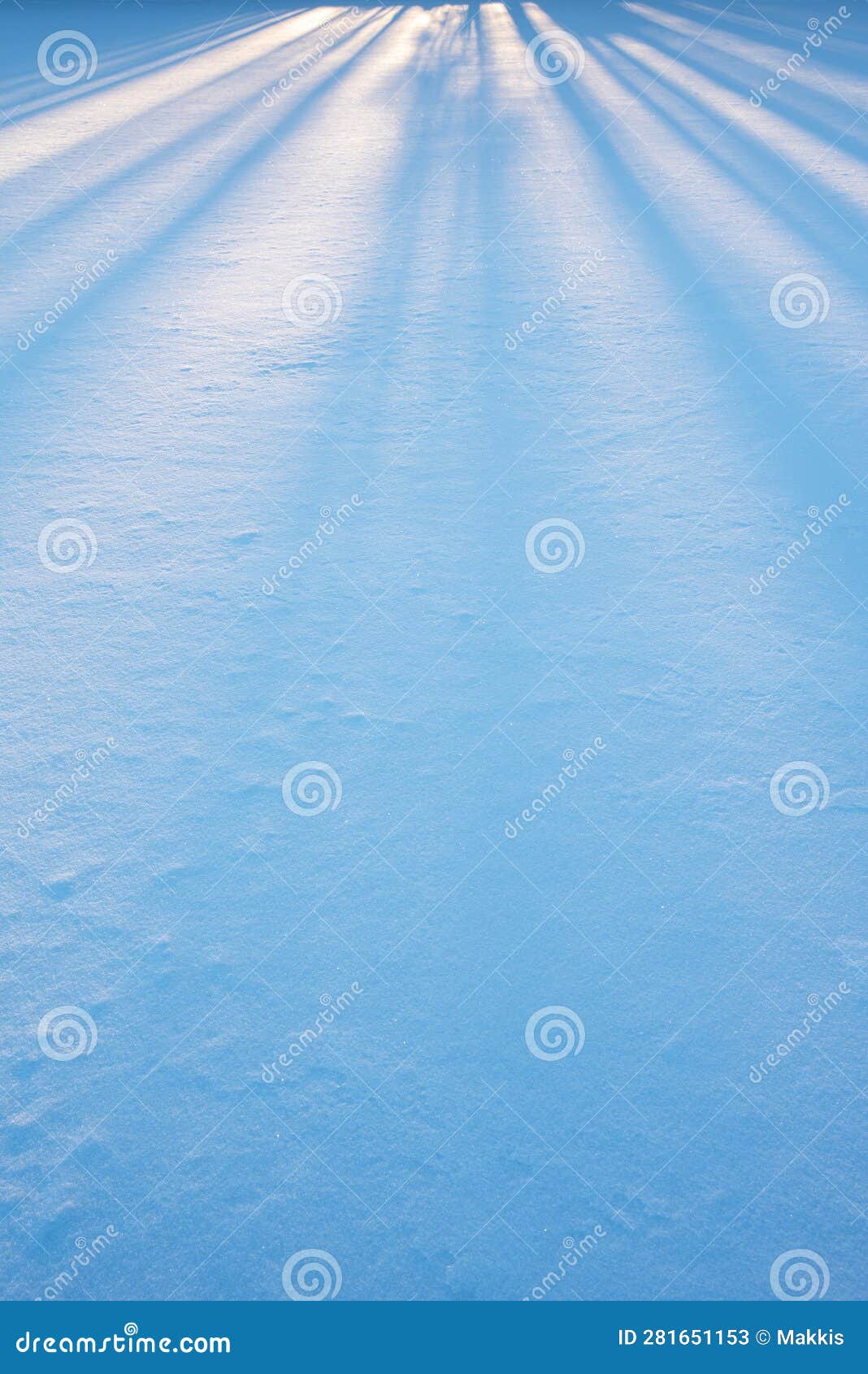 Rays of Sun Light on Snow Surface Stock Image - Image of beautiful ...