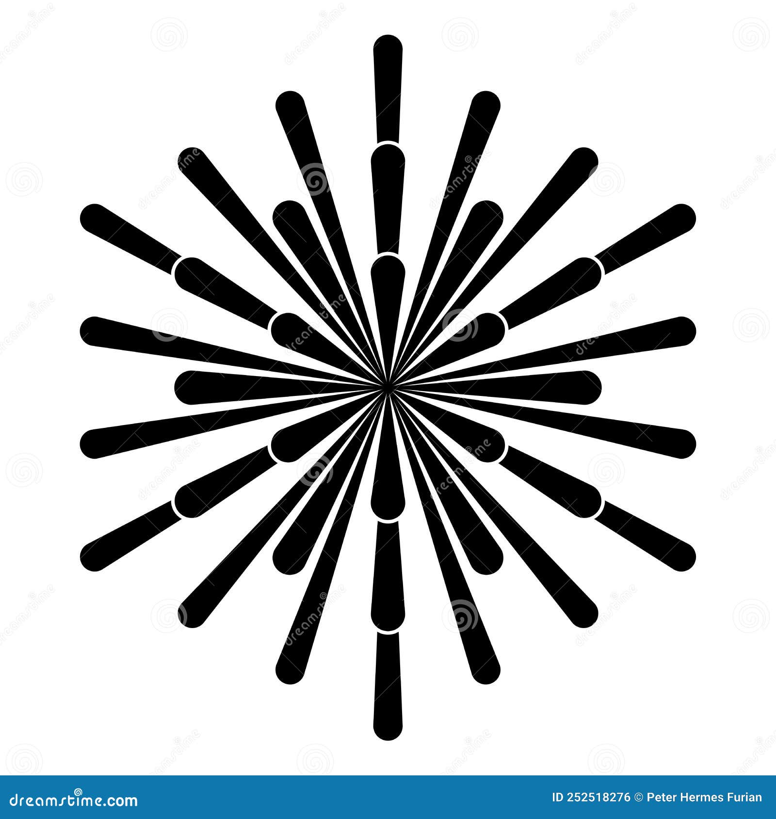 Rays of the Sun, Symbol Derived from a Flower of Life, Sacred Geometry ...