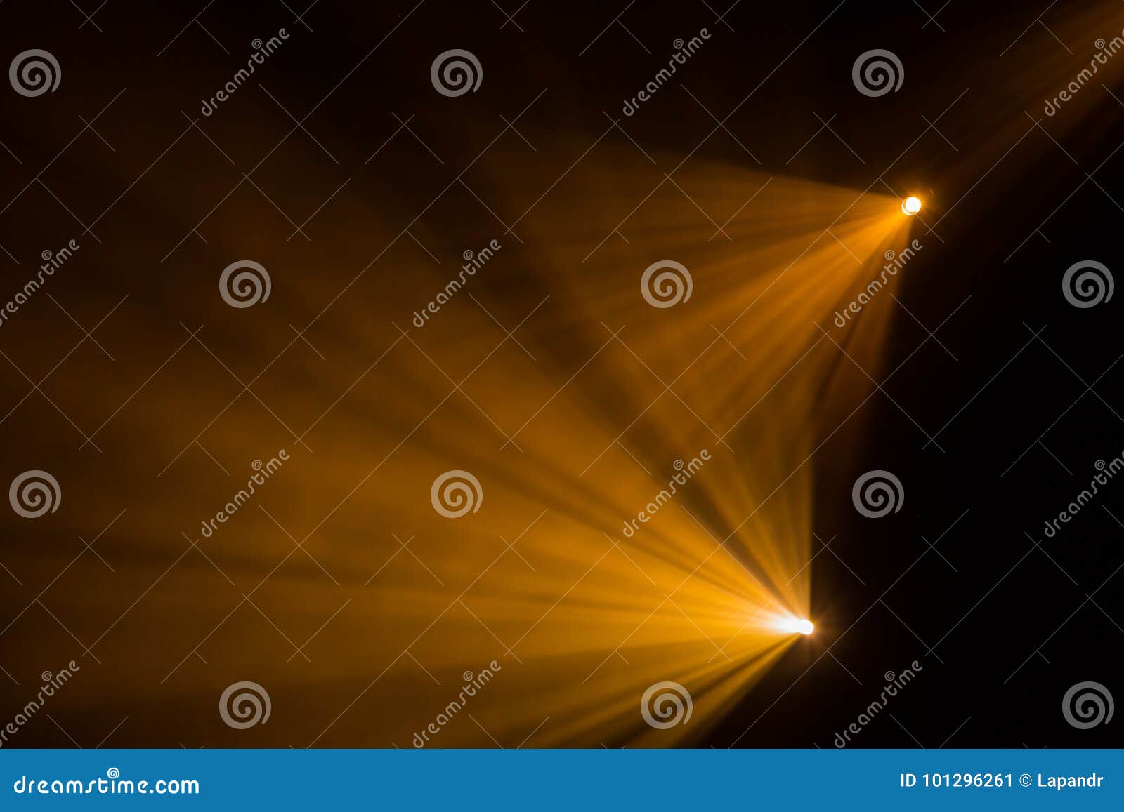 Rays Theatrical Spotlights on the Stage during the Performance ...