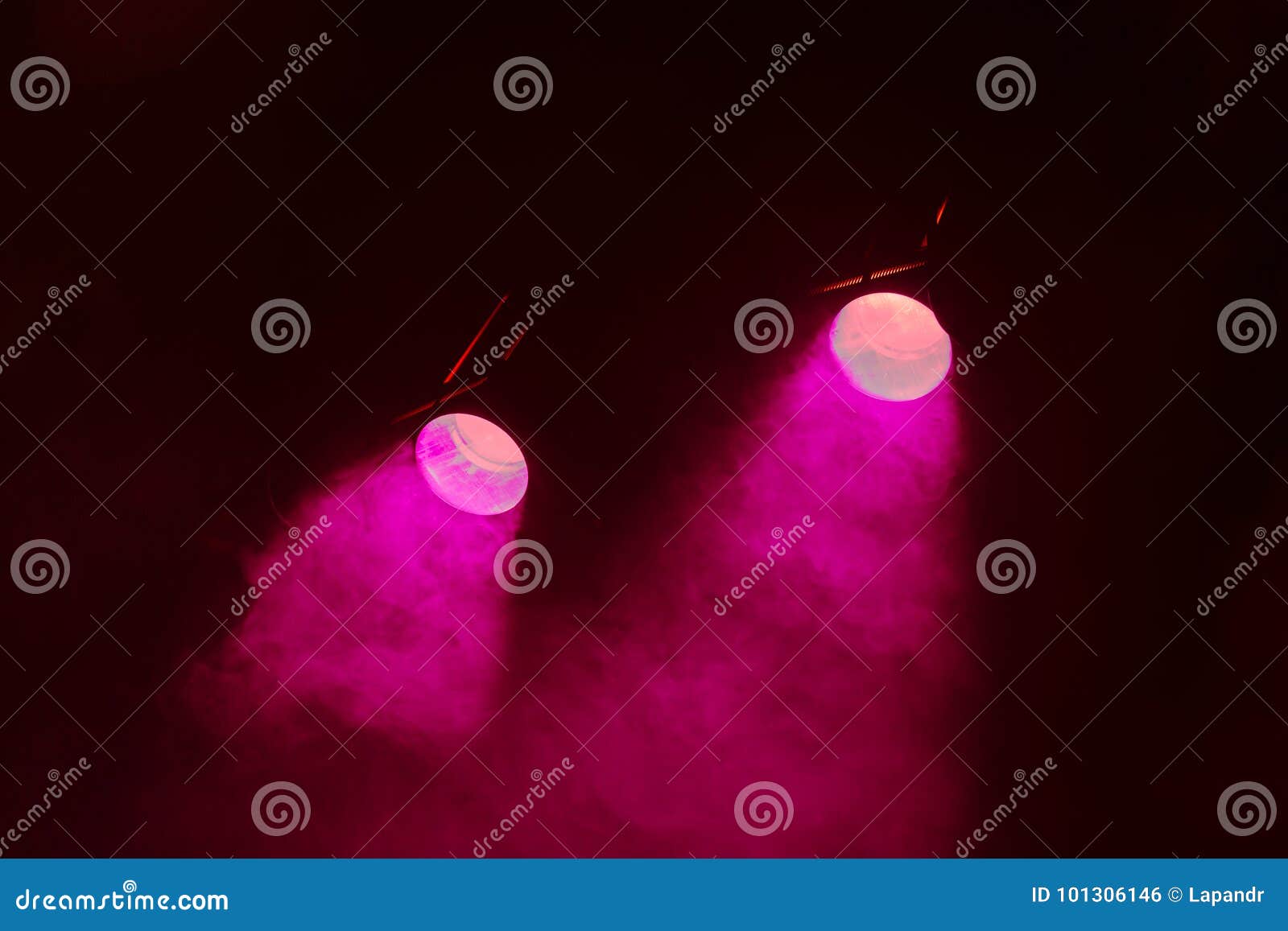 Rays Theatrical Spotlights on the Stage during the Performance ...