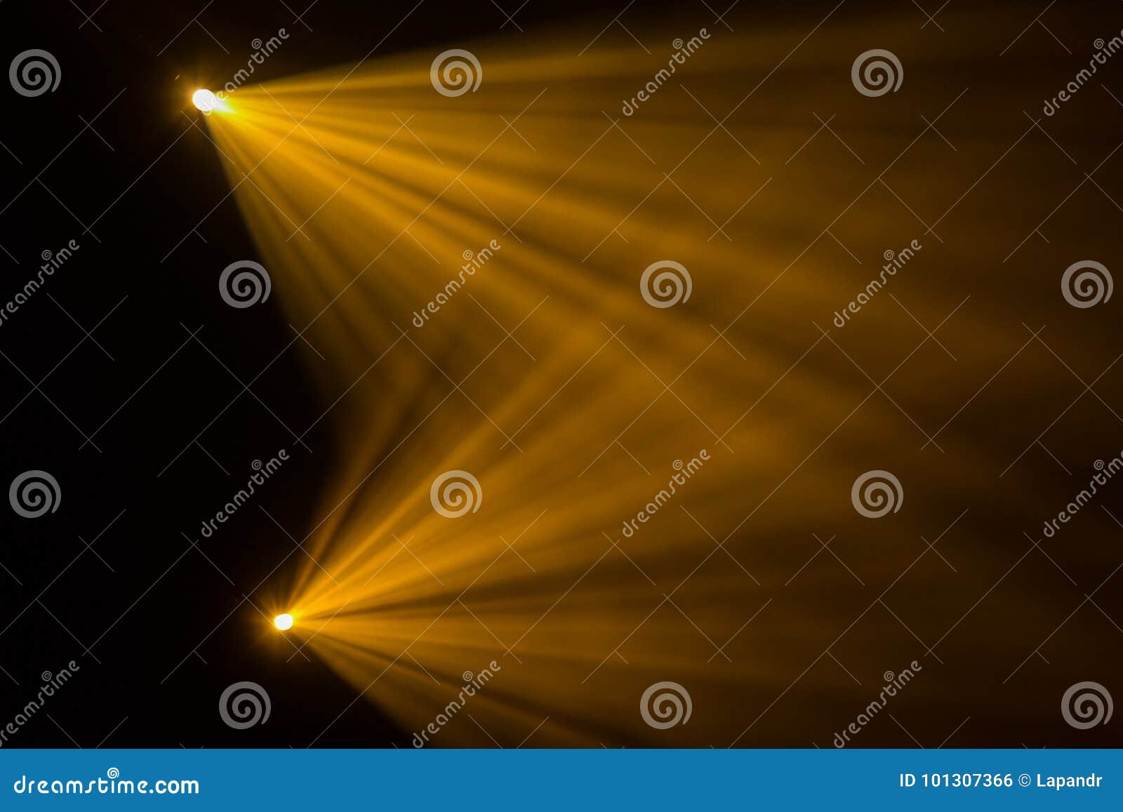 Rays Theatrical Spotlights on the Stage during the Performance ...