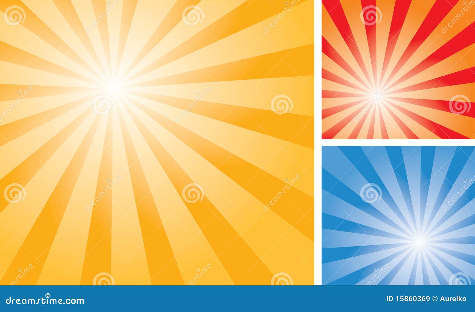 Rays three colors stock vector. Illustration of pinwheel - 15860369