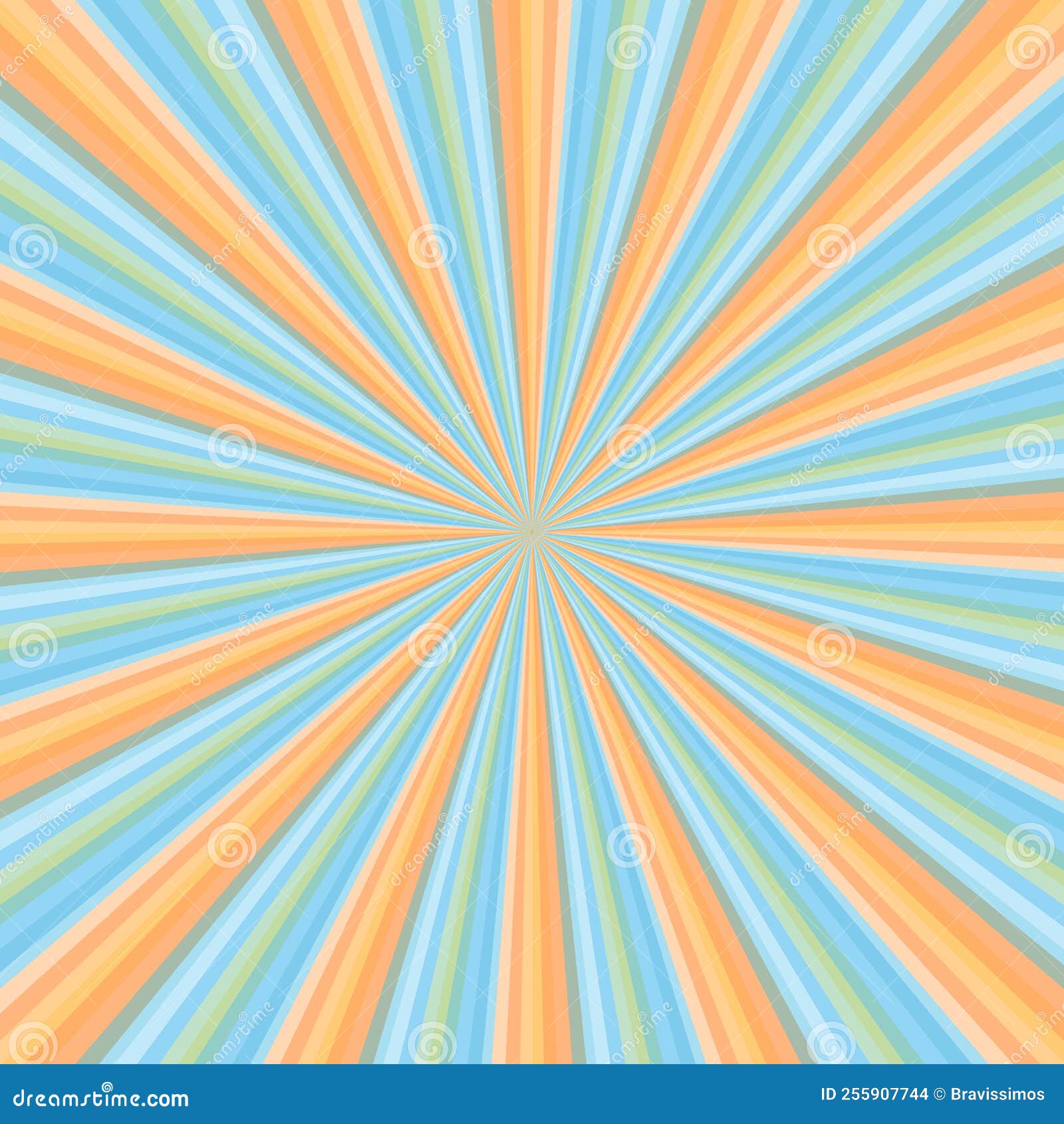 Rays Vector Beams Element. Sunburst Vintage Shape. Radiating Radial ...