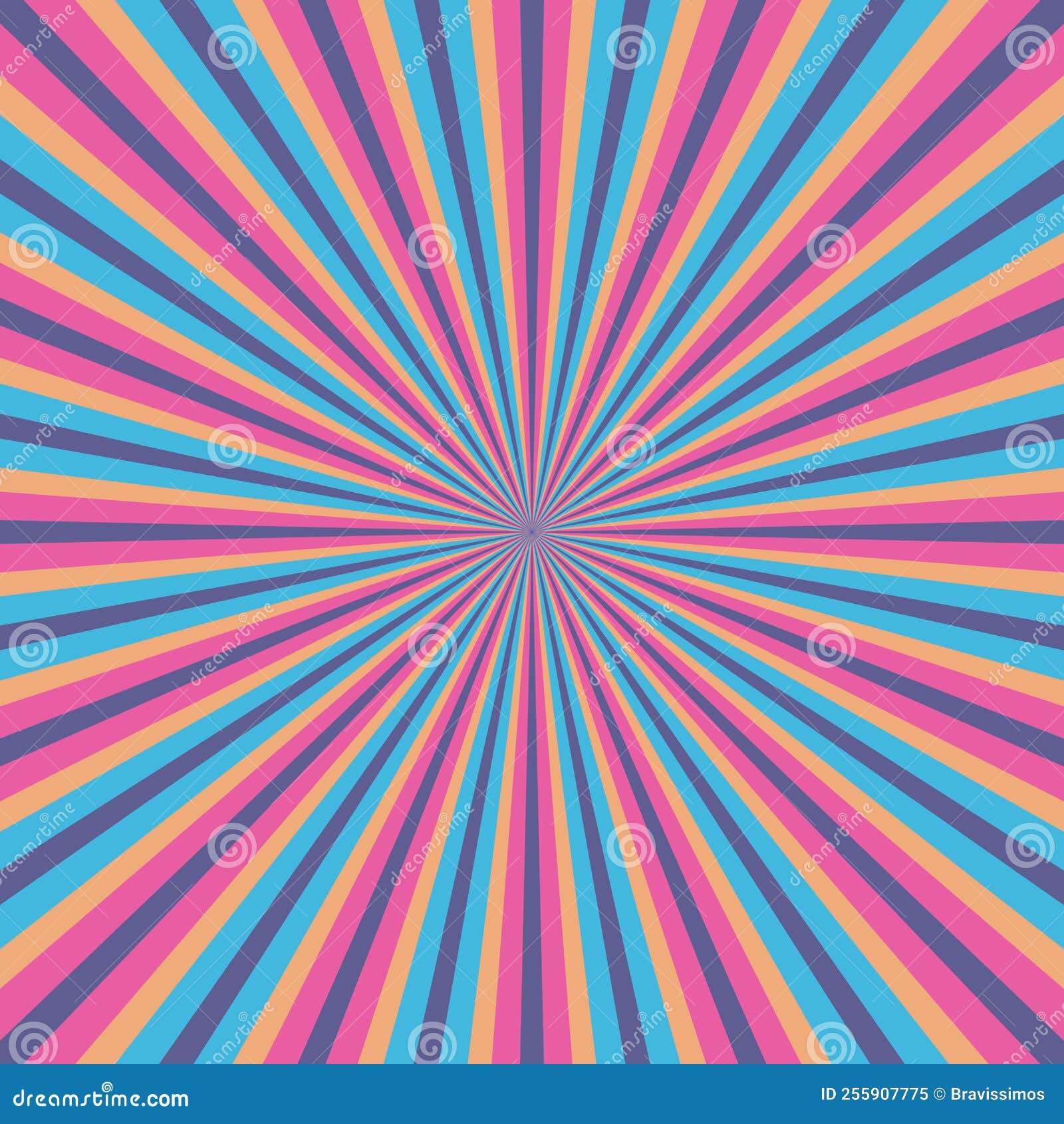 Rays Vector Red Beams Element. Sunburst Shape. Radiating Radial Lines ...