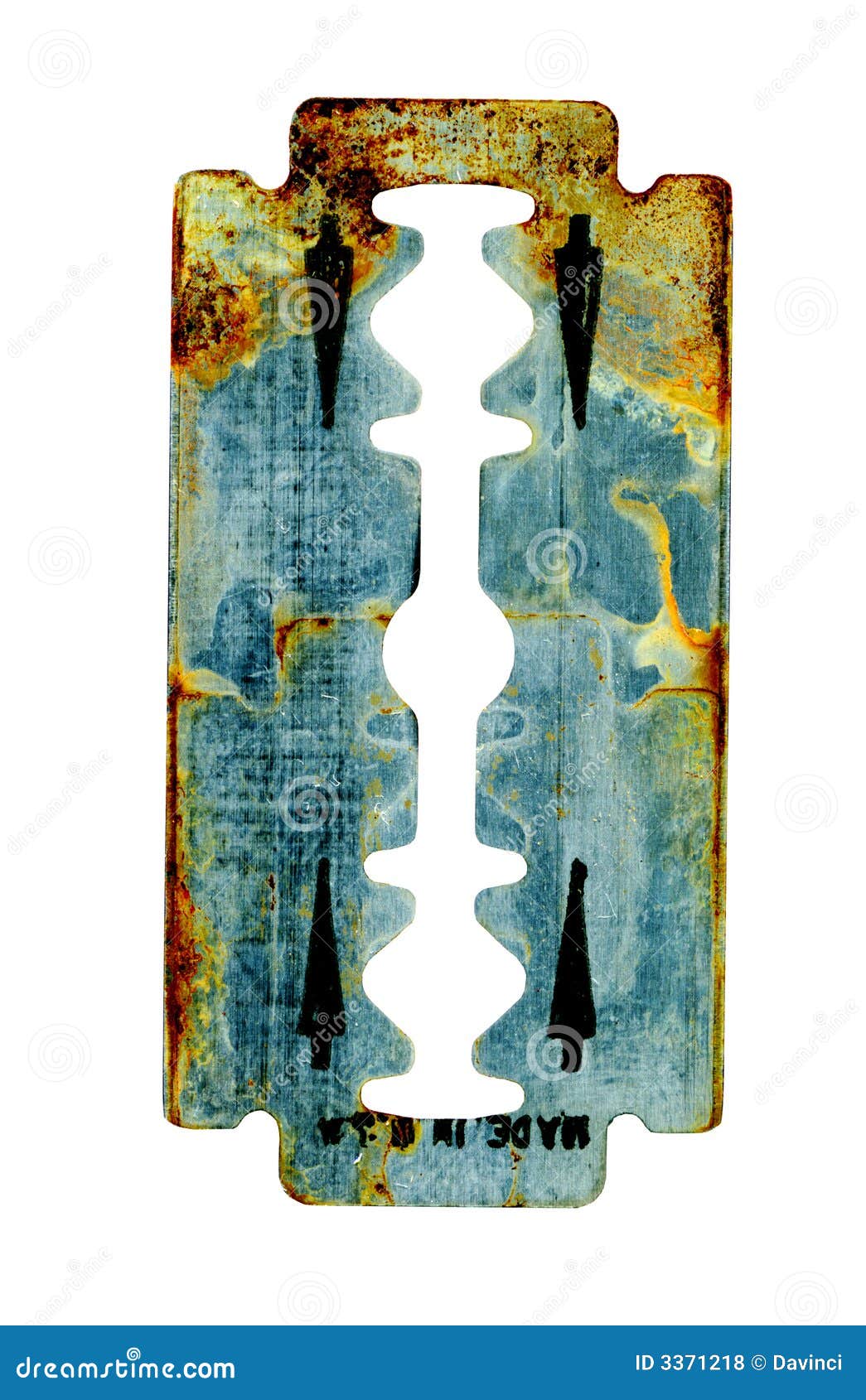 Razer blade stock photo. Image of blade, rust, steel, dirty - 3371218
