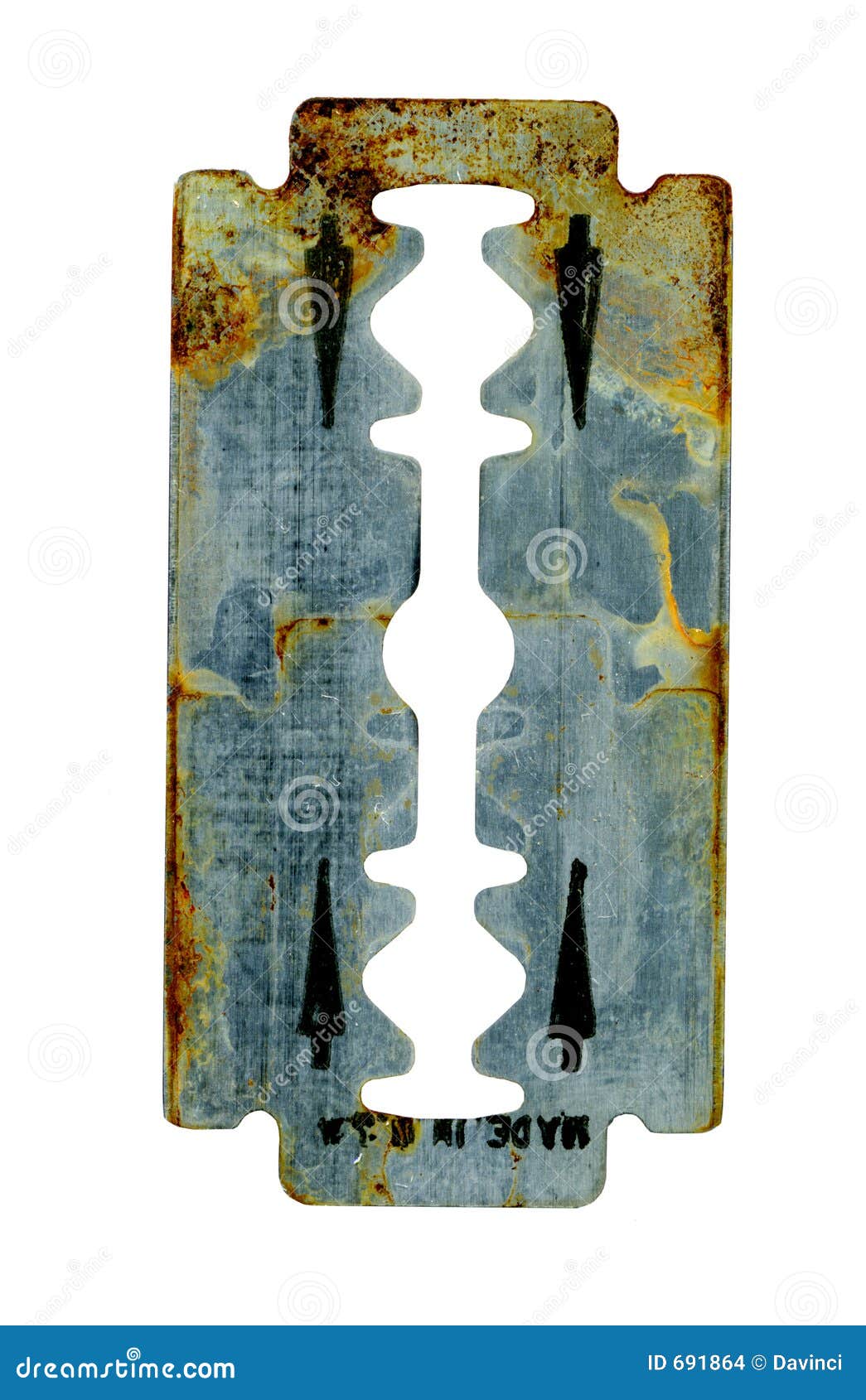 Razer blade stock photo. Image of steel, blunt, rusty, aged - 691864