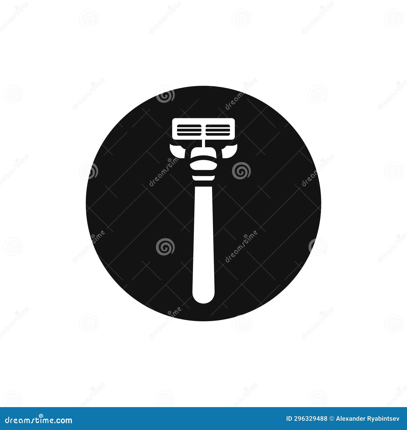 Razor vector icon stock illustration. Illustration of logo - 296329488