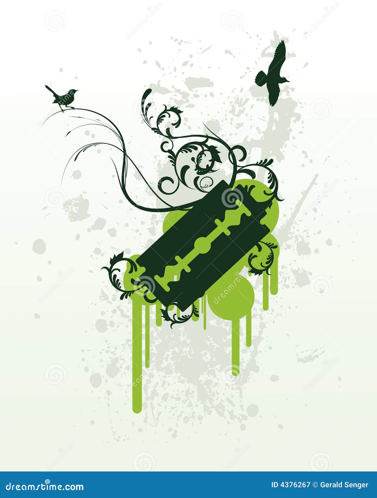 Razor Blade Outline Design Isolated On White Background Cartoon Vector ...