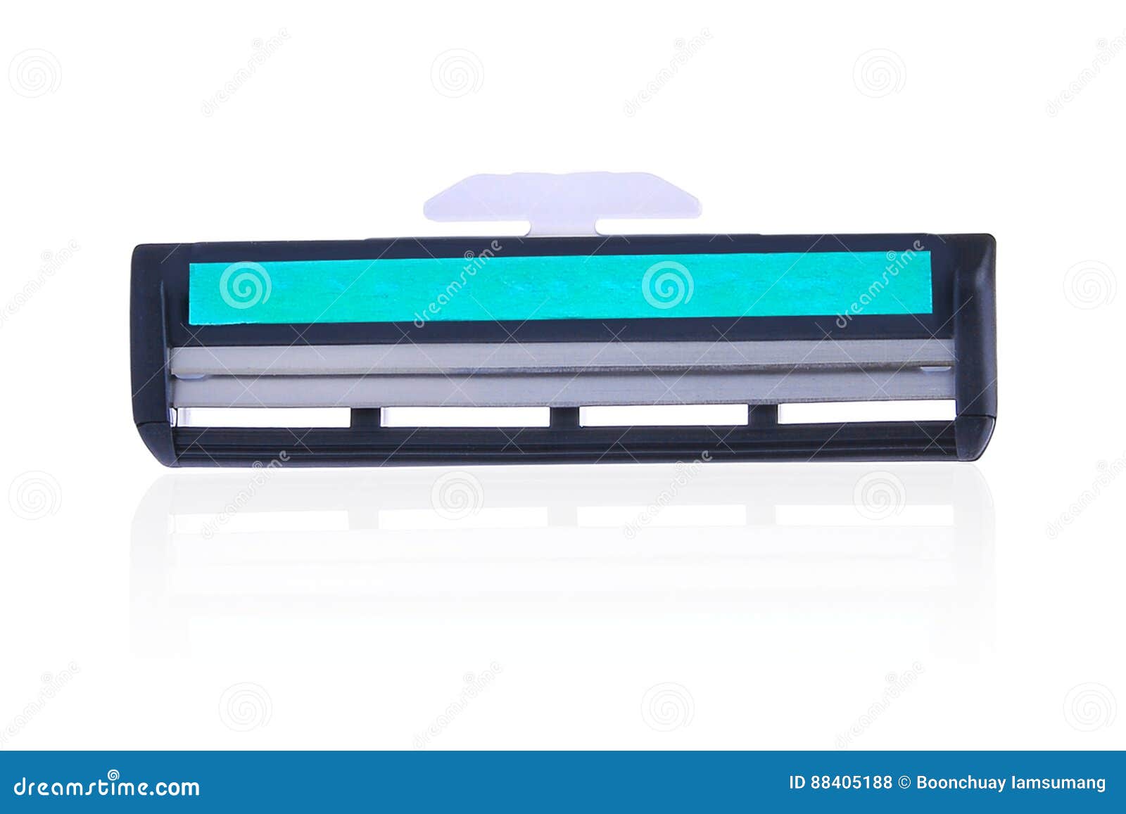 Razor Blade Isolated on White Stock Photo - Image of accessory ...