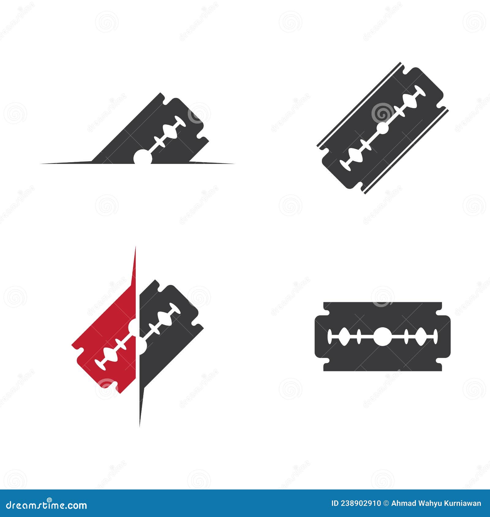 Razor blade logo stock vector. Illustration of blade - 238902910