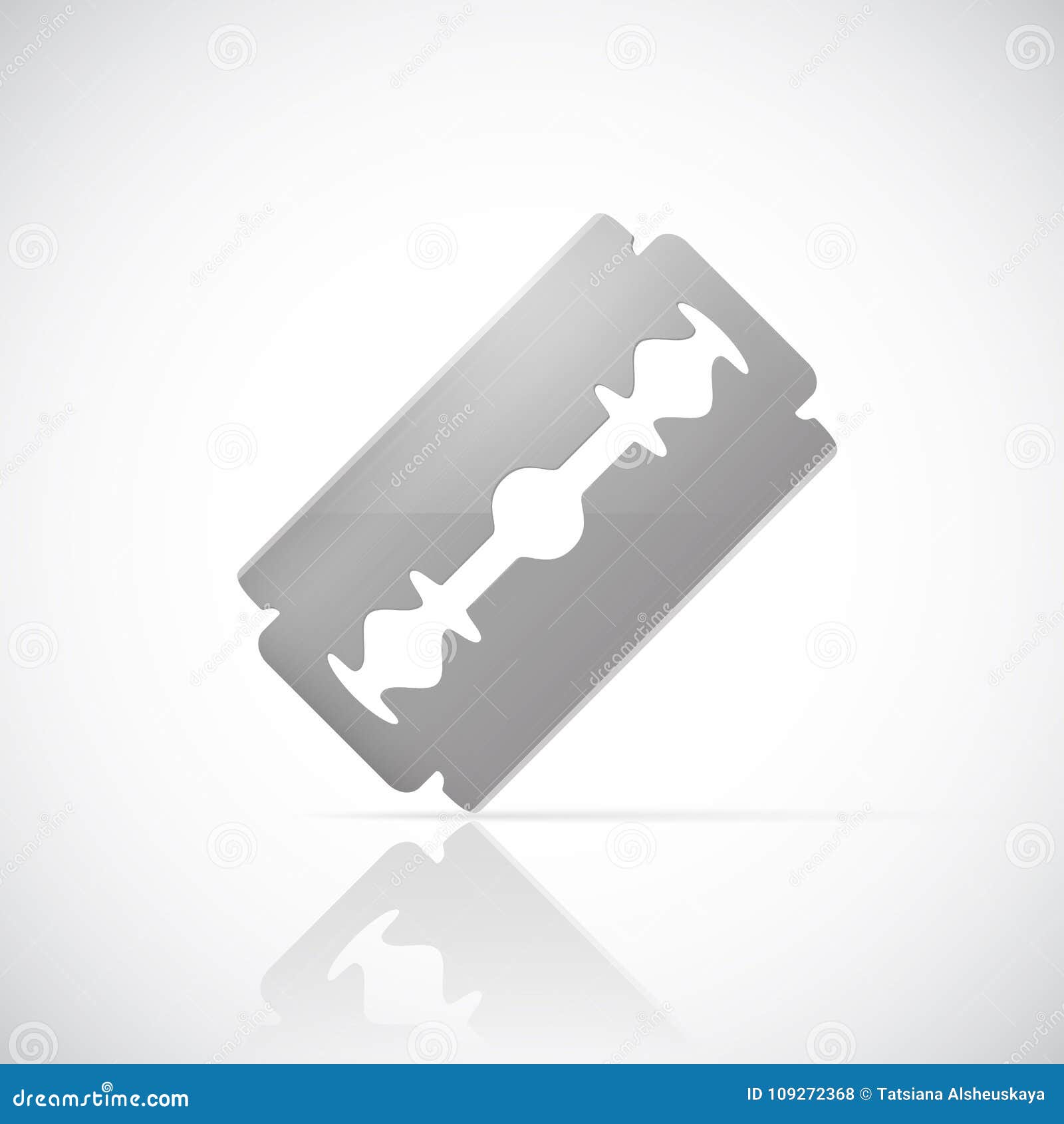Razor Blade. Realistic Vector Illustration Stock Vector - Illustration ...